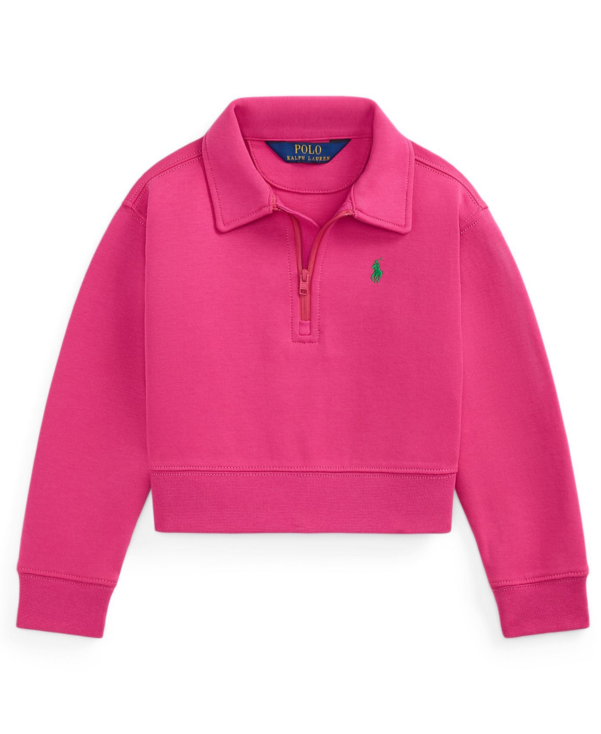 Click here for Polo Ralph Lauren Girls 2T-6X Double-Knit Collared... prices