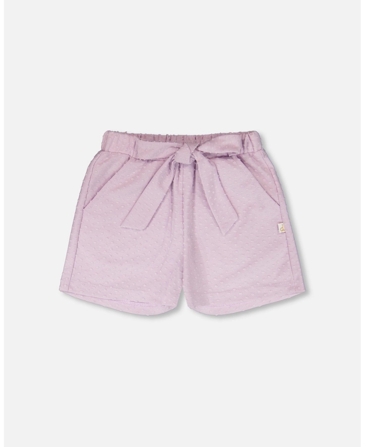 Click here for Deux par Deux Baby Girls Jersey Shorts - Lavender prices