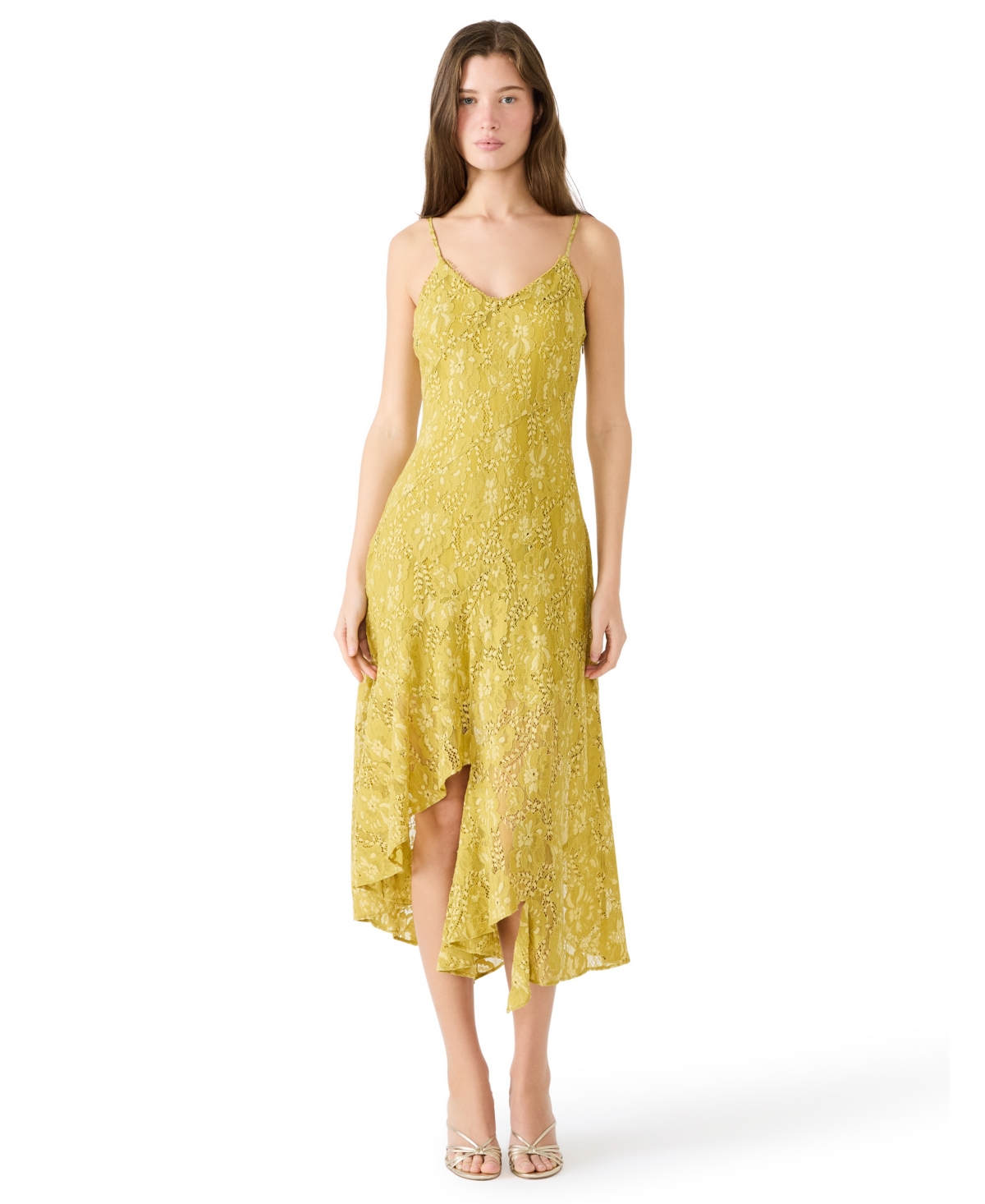 Click here for Steve Madden Juniors Sweetheart Neck Fern Dress -... prices