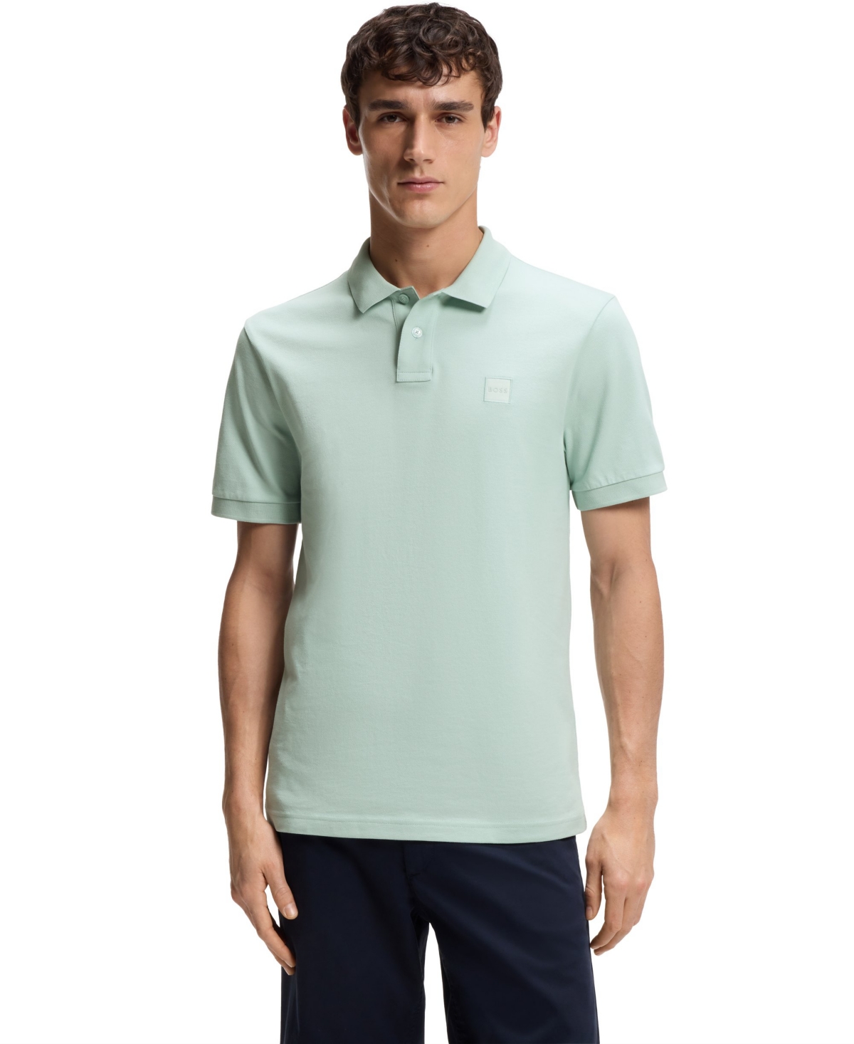 Click here for Boss by Hugo Boss Mens Slim-Fit Stretch-Cotton Log... prices