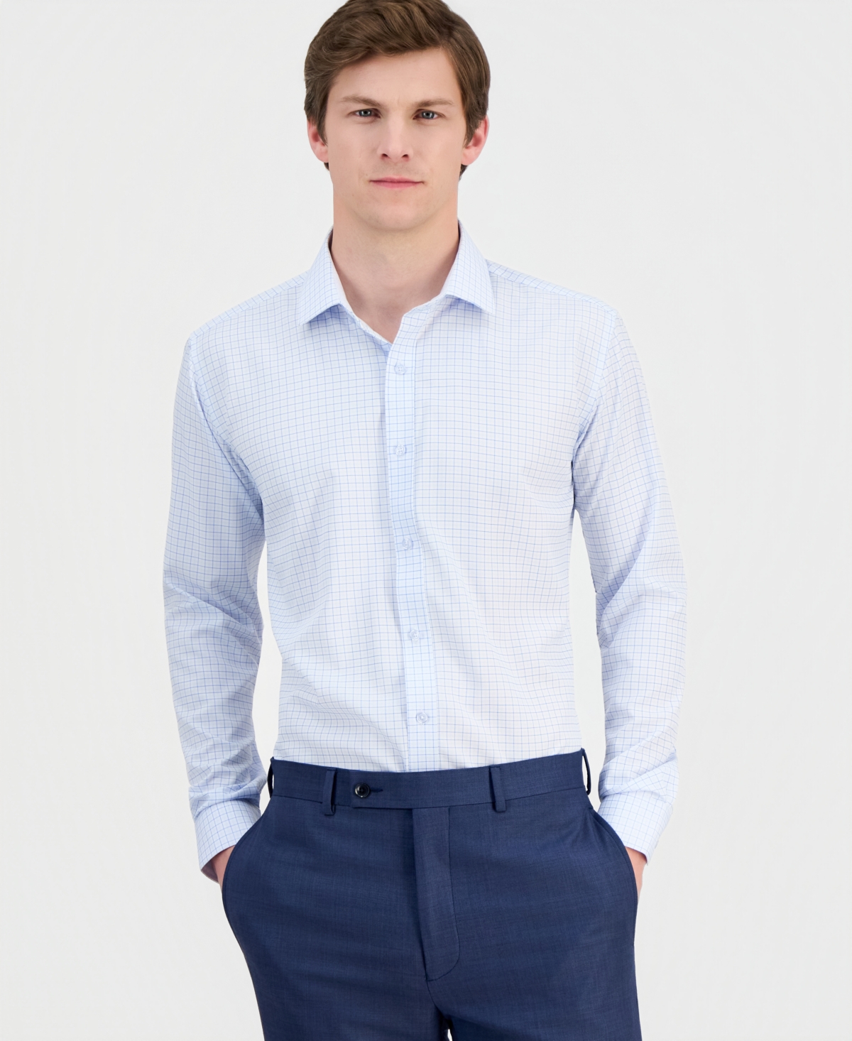 Click here for Dylan Park Mens Slim-Fit Performance Four-Way Stre... prices