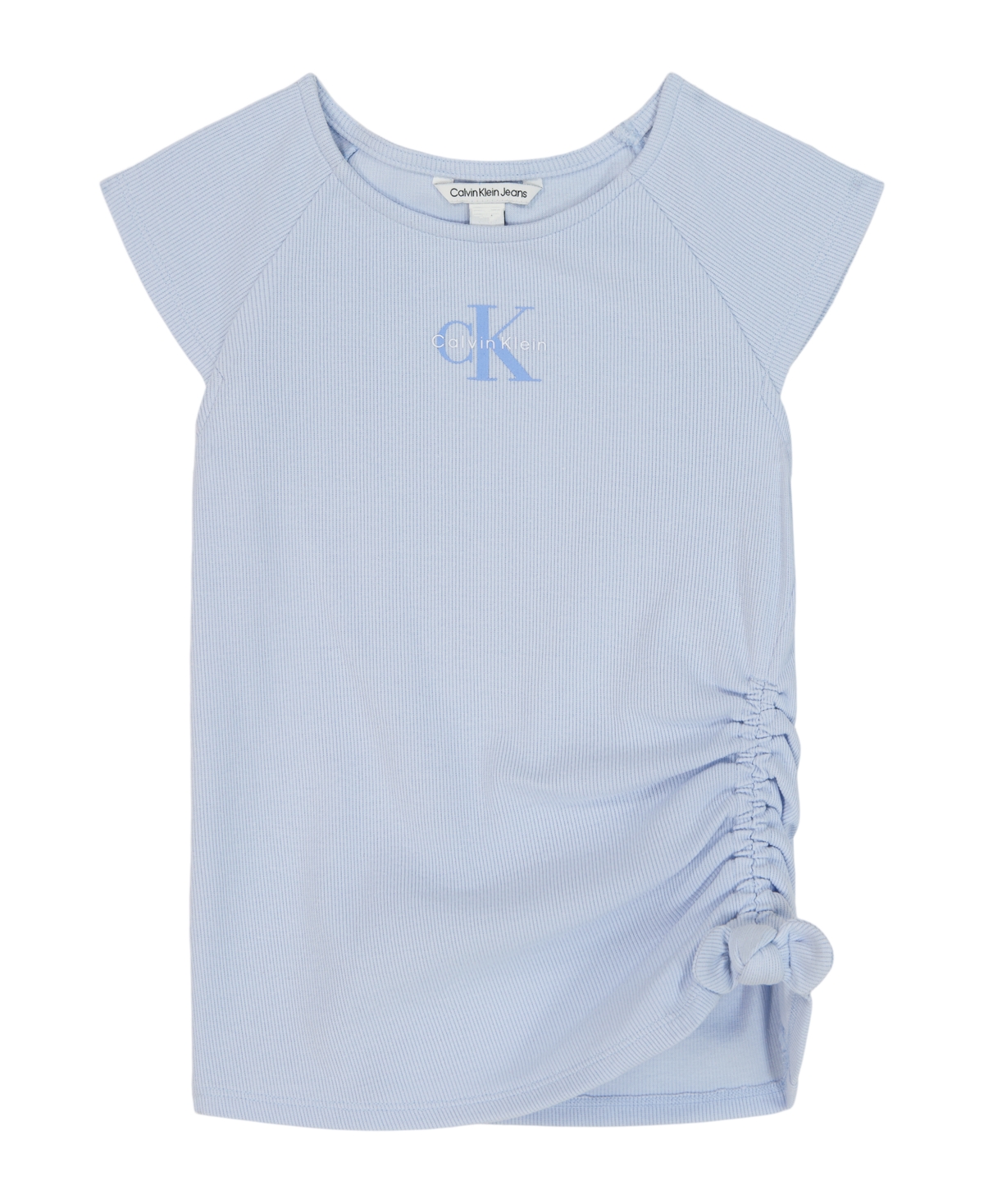 Click here for Calvin Klein Girls 7-16 Ck Side Ruched Round Neck... prices