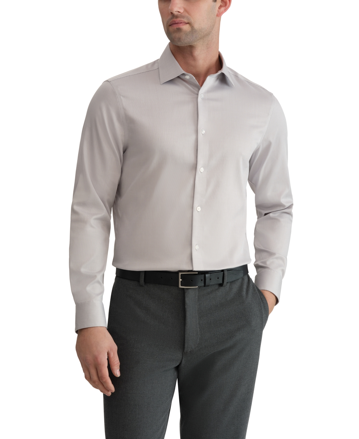 Click here for Calvin Klein Mens Solid Regular-Fit Stretch Dress... prices