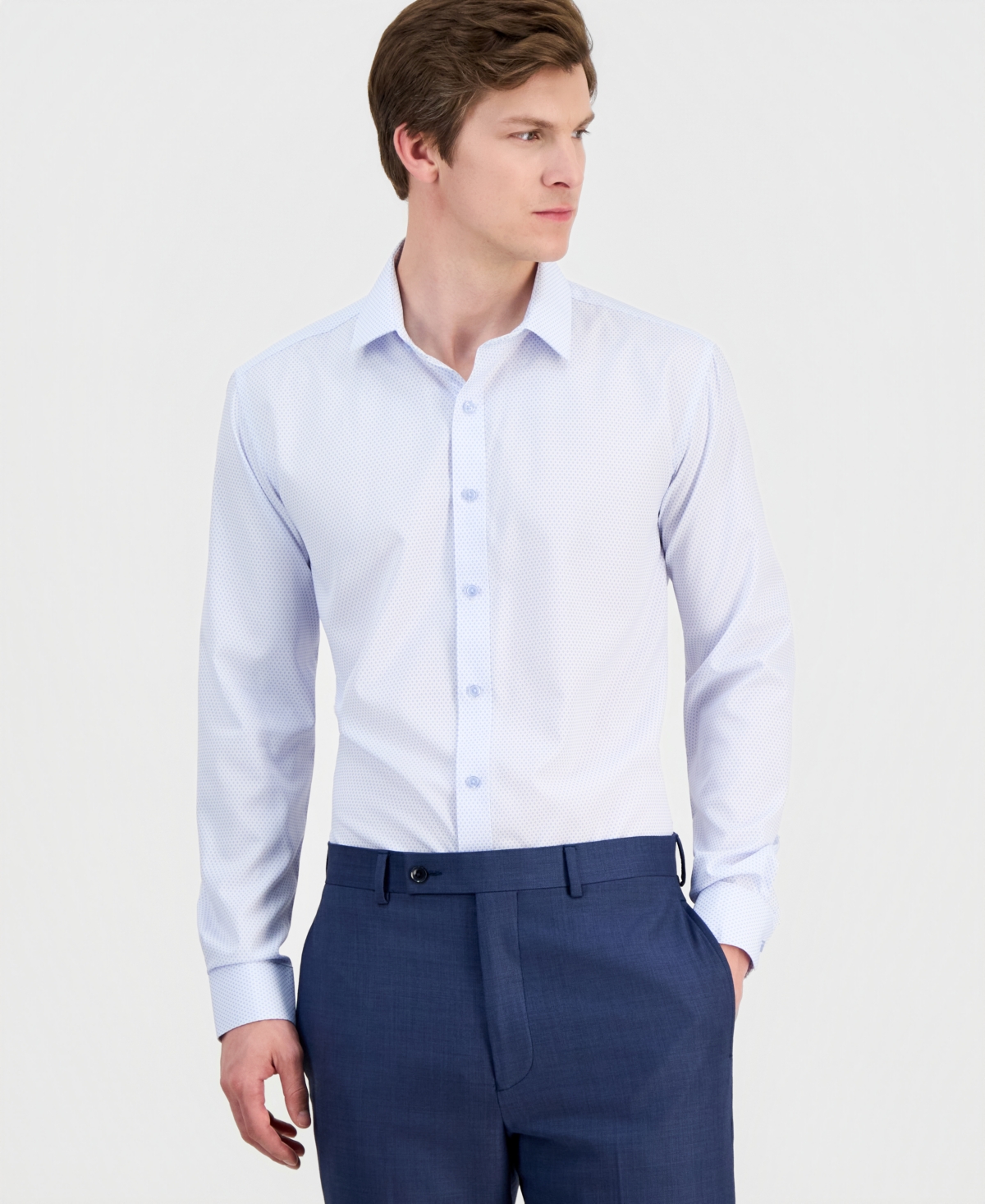 Click here for Dylan Park Mens Slim-Fit Performance Four-Way Stre... prices