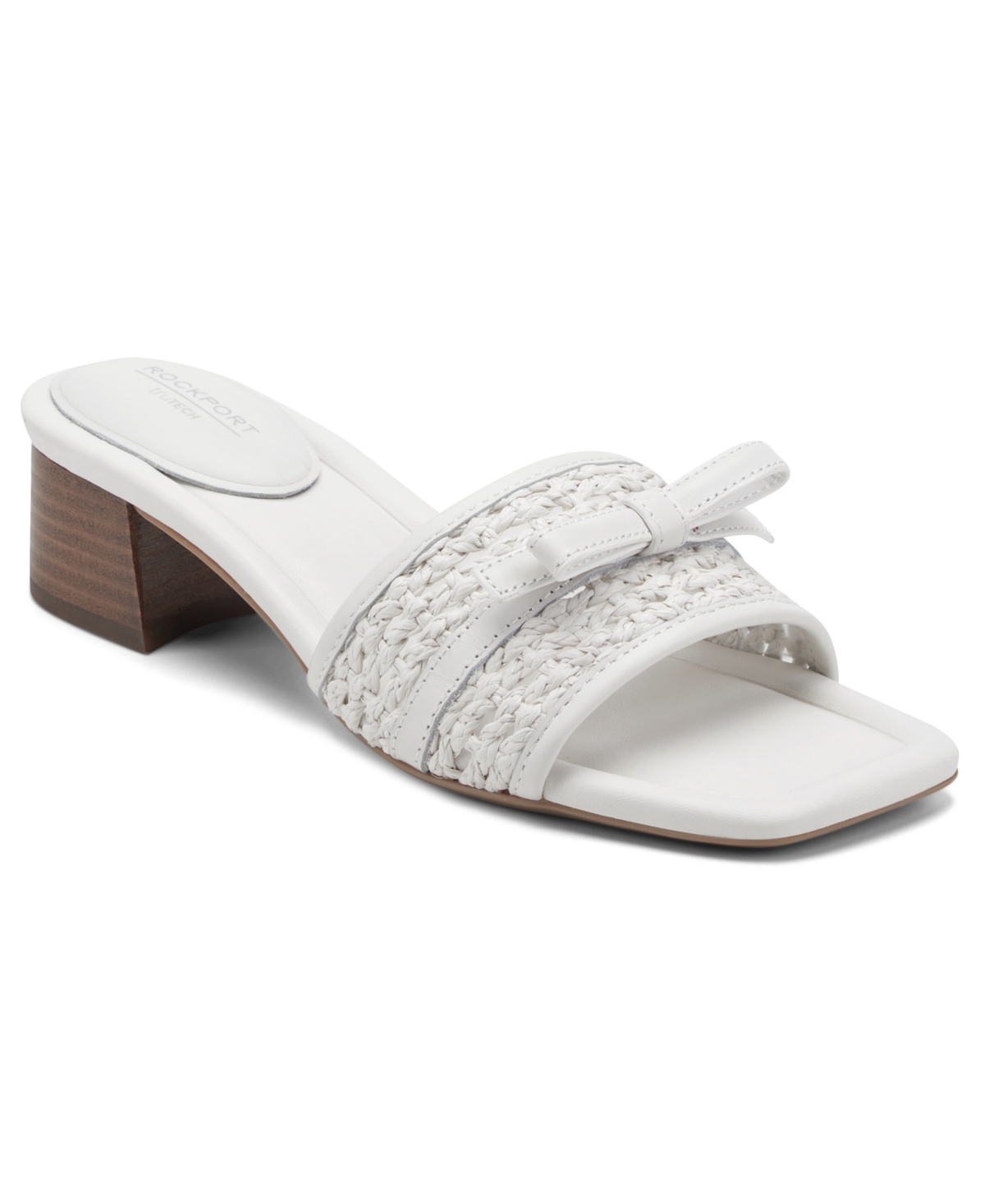 Click here for Rockport Womens Clarice Square Toe Slip-On Dress S... prices