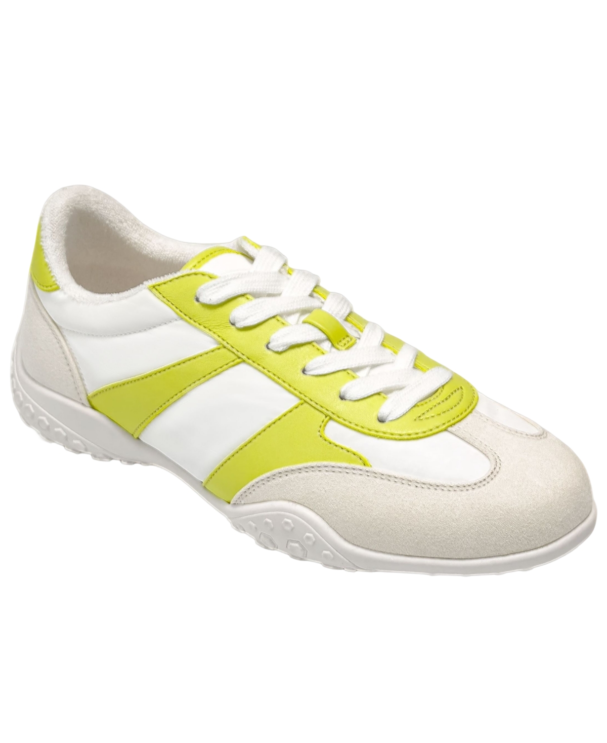 Click here for Aerosoles Womens Radley Lace-Up Sneakers - Off Whi... prices