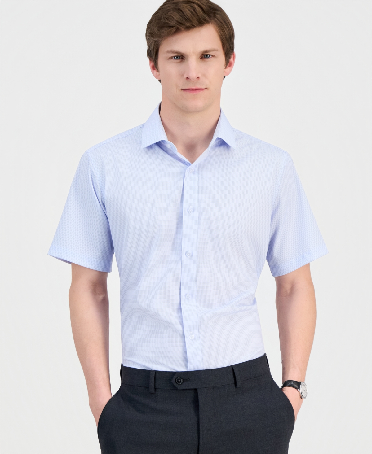 Click here for Dylan Park Mens Slim-Fit Performance Four-Way Stre... prices