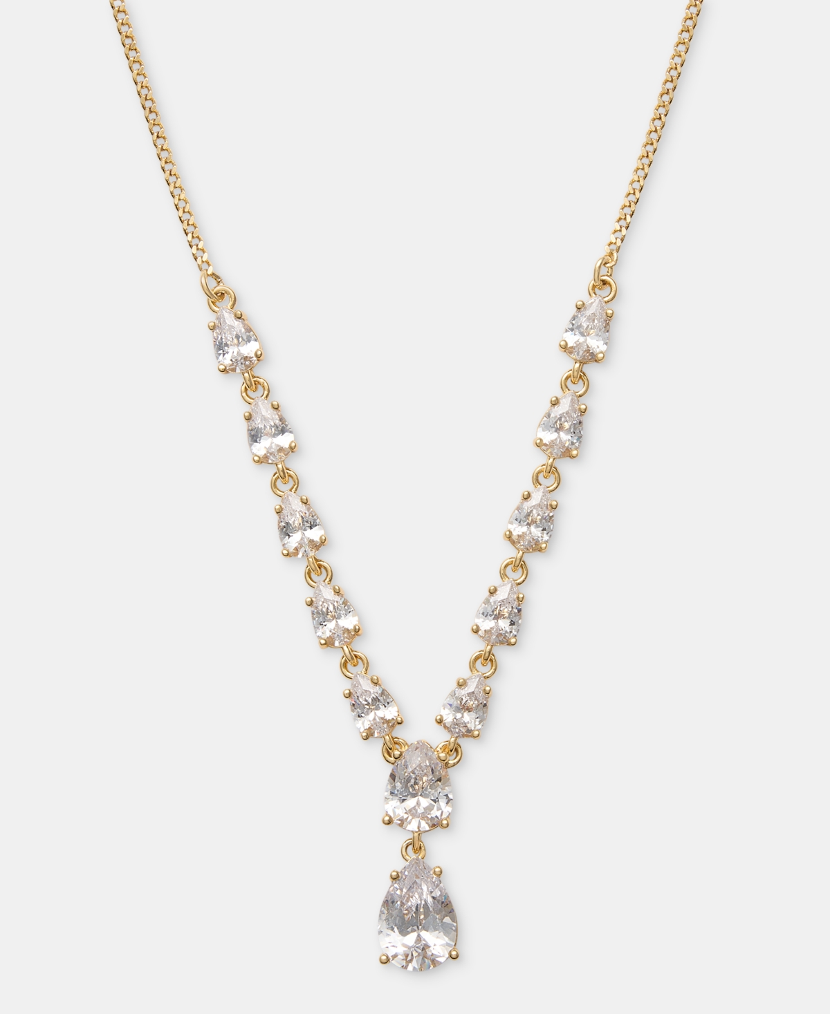 Click here for Givenchy Cubic Zirconia Lariat Necklace  16 + 3 ex... prices