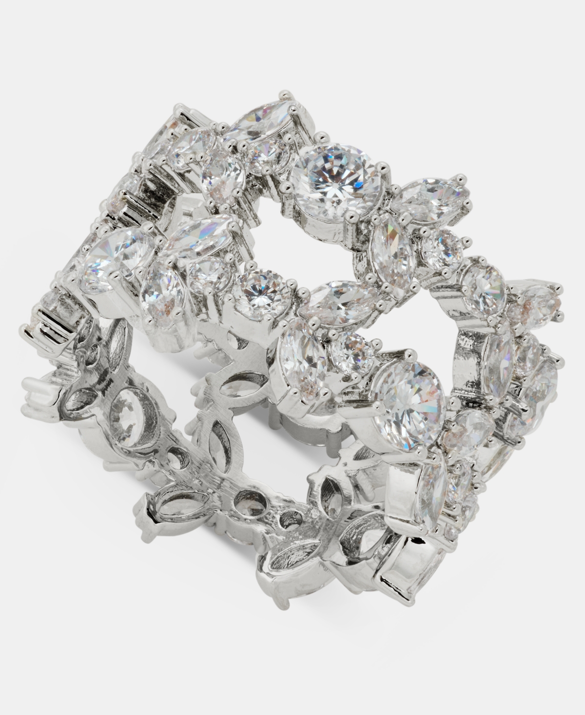 Click here for Givenchy Silver-Tone Statement Drama Cubic Zirconi... prices