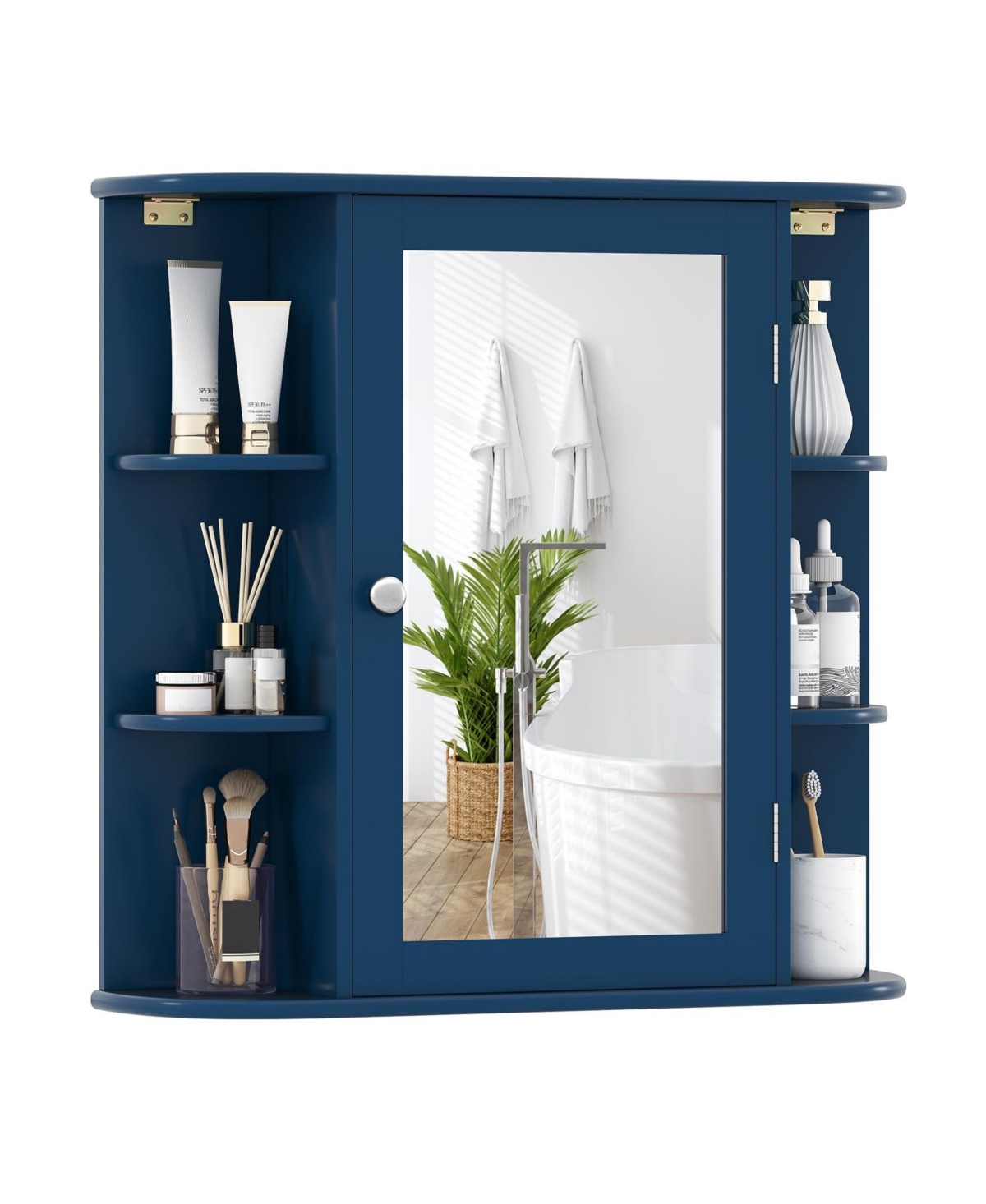Click here for Volenca Wall-Mounted Bathroom Mirror Cabinet with... prices