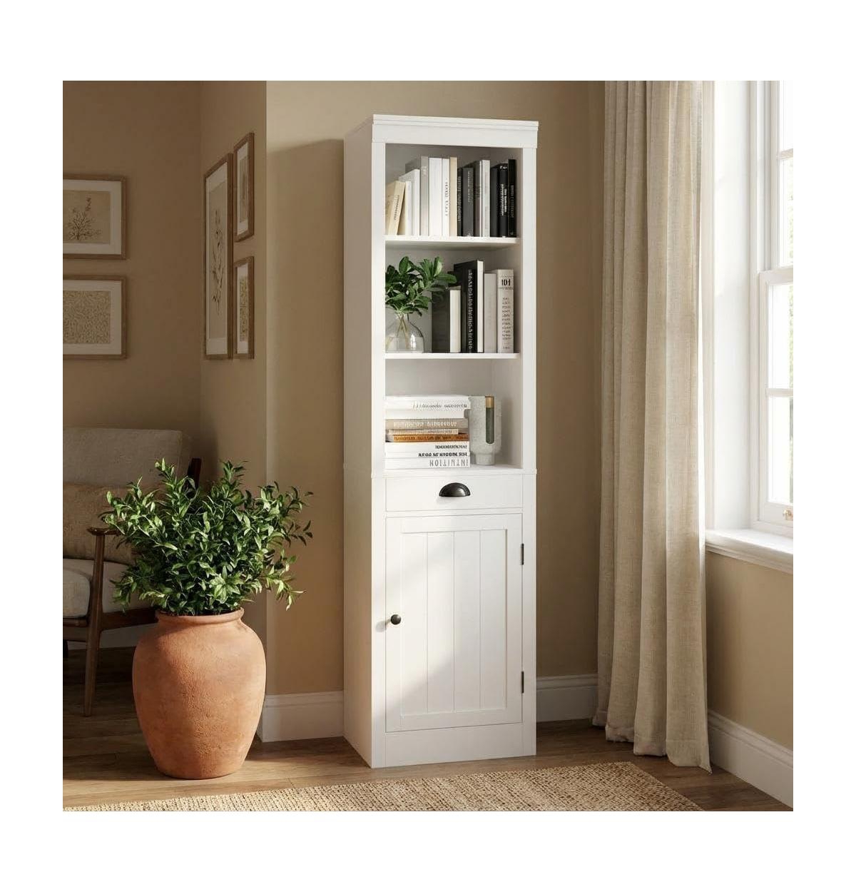 Click here for Gaomon 71" Narrow Storage Cabinet with Adjust... prices