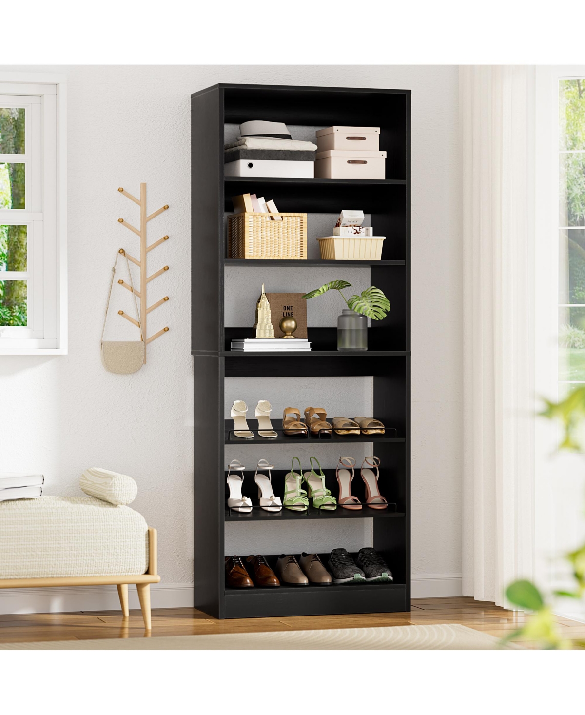 Click here for Aheaplus 6-Tier Shoe Rack Tower  80 Floor Standing... prices