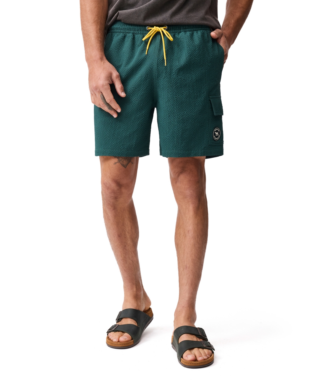 Click here for Rodd & Gunn Mens Winterton 7 Swim Shorts - Teal prices