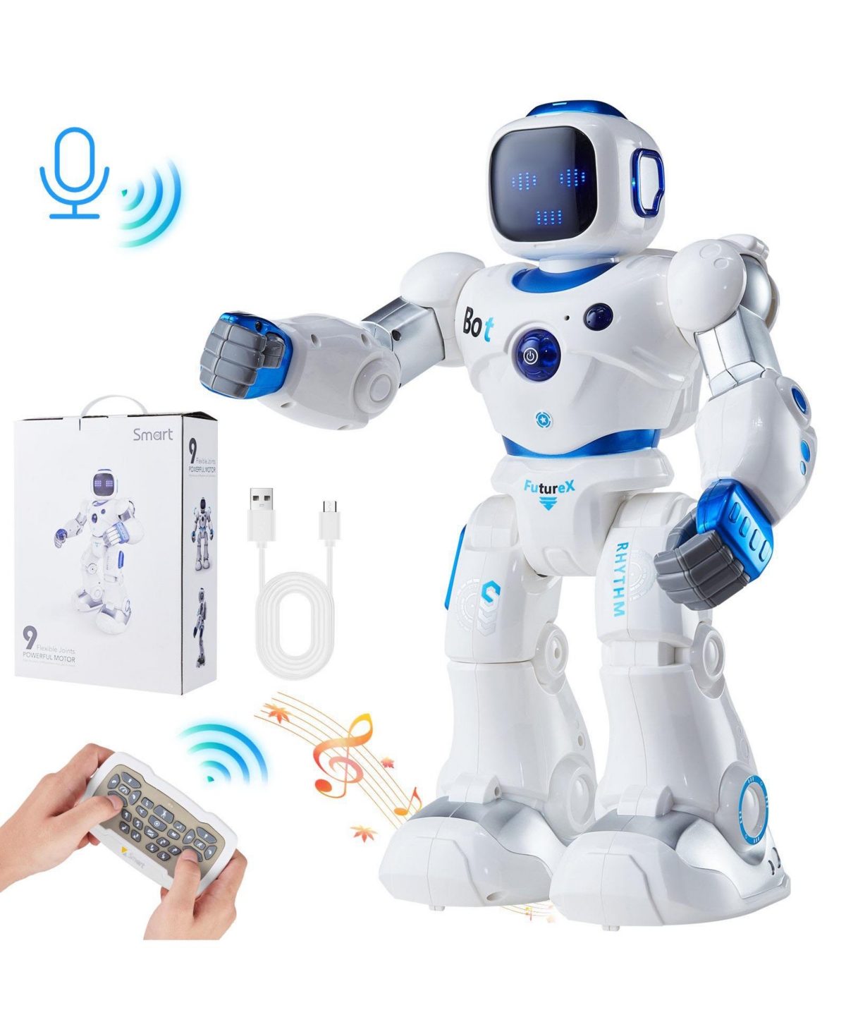 Click here for Sugift Advanced Rc Robot with App Control & Voice... prices