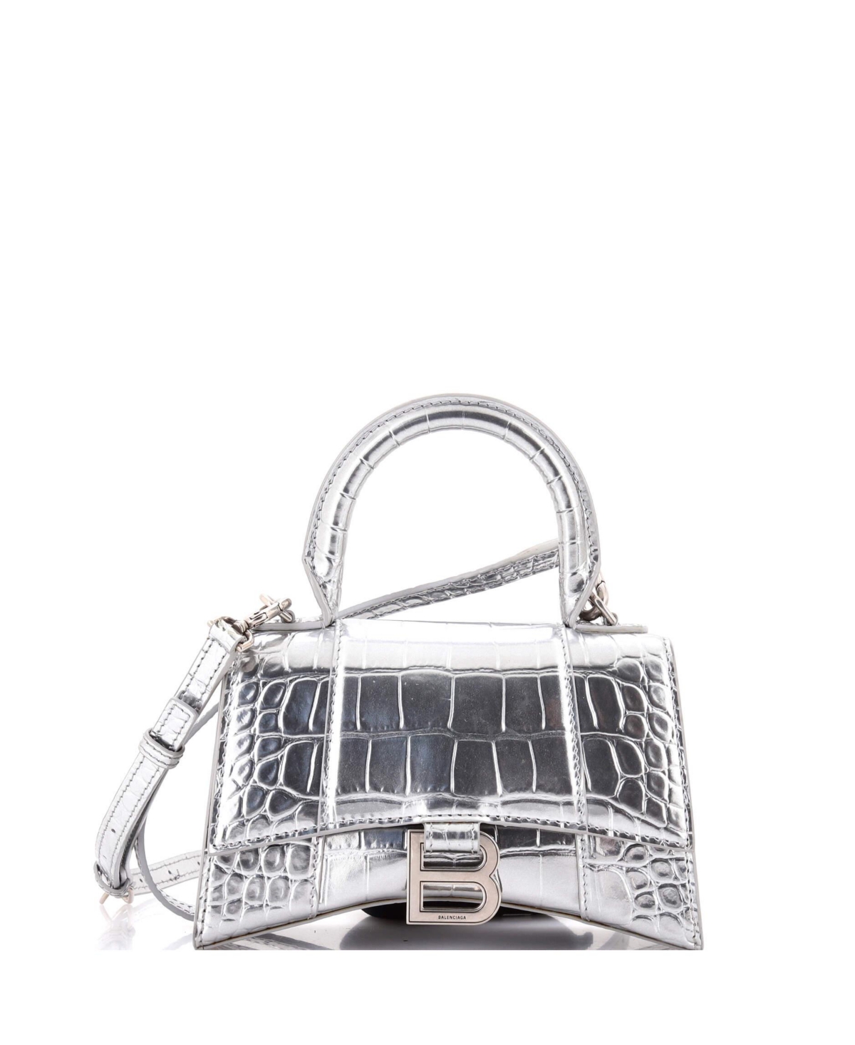 Click here for Pre-Owned Balenciaga Xs Hourglass Top Handle Bag E... prices