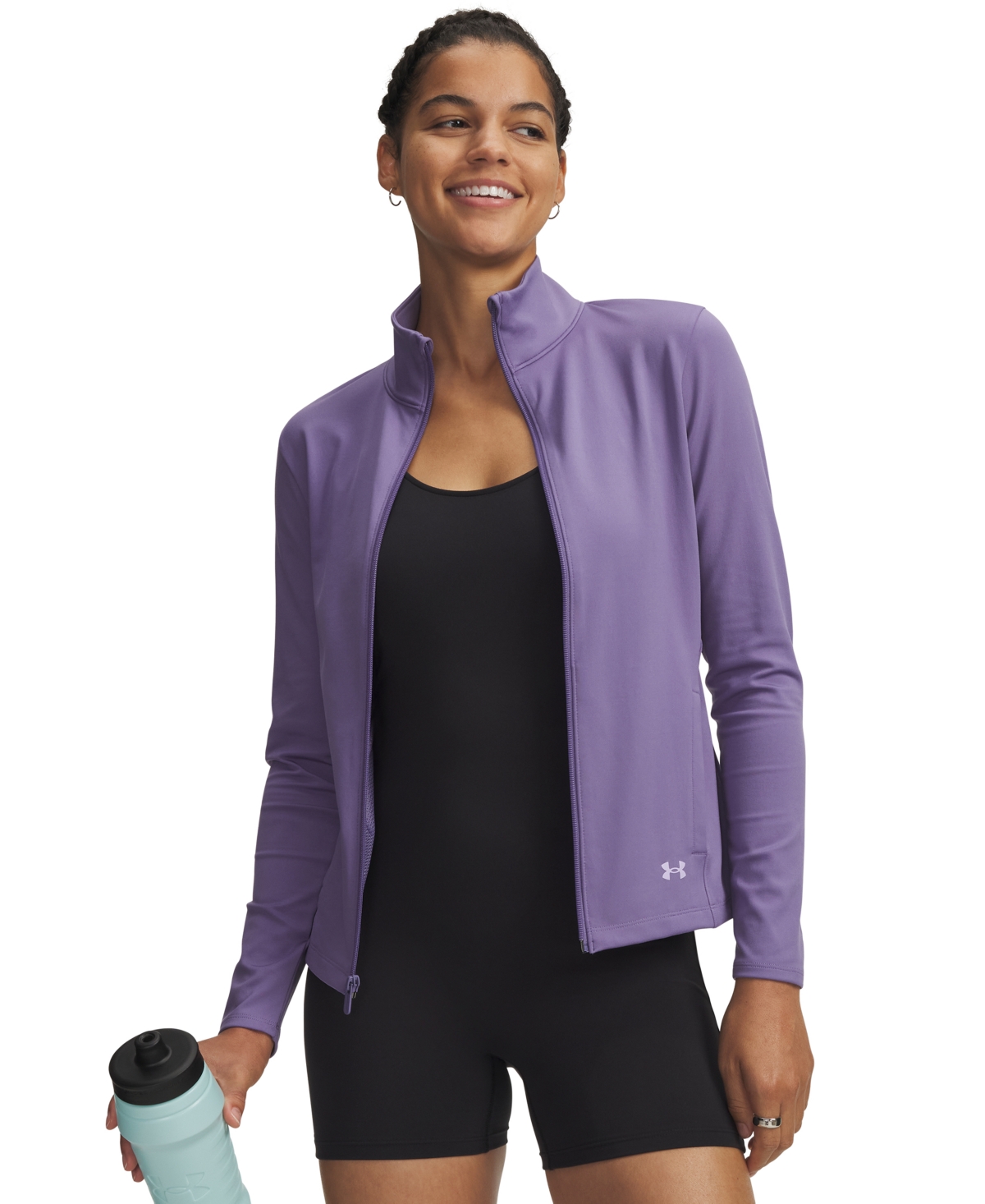 Click here for Under Armour Womens Motion Zippered Mock-Neck Jack... prices