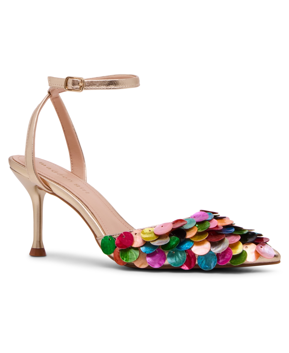 Click here for Madden Girl Womens Flora-s Pailette Embellished Po... prices