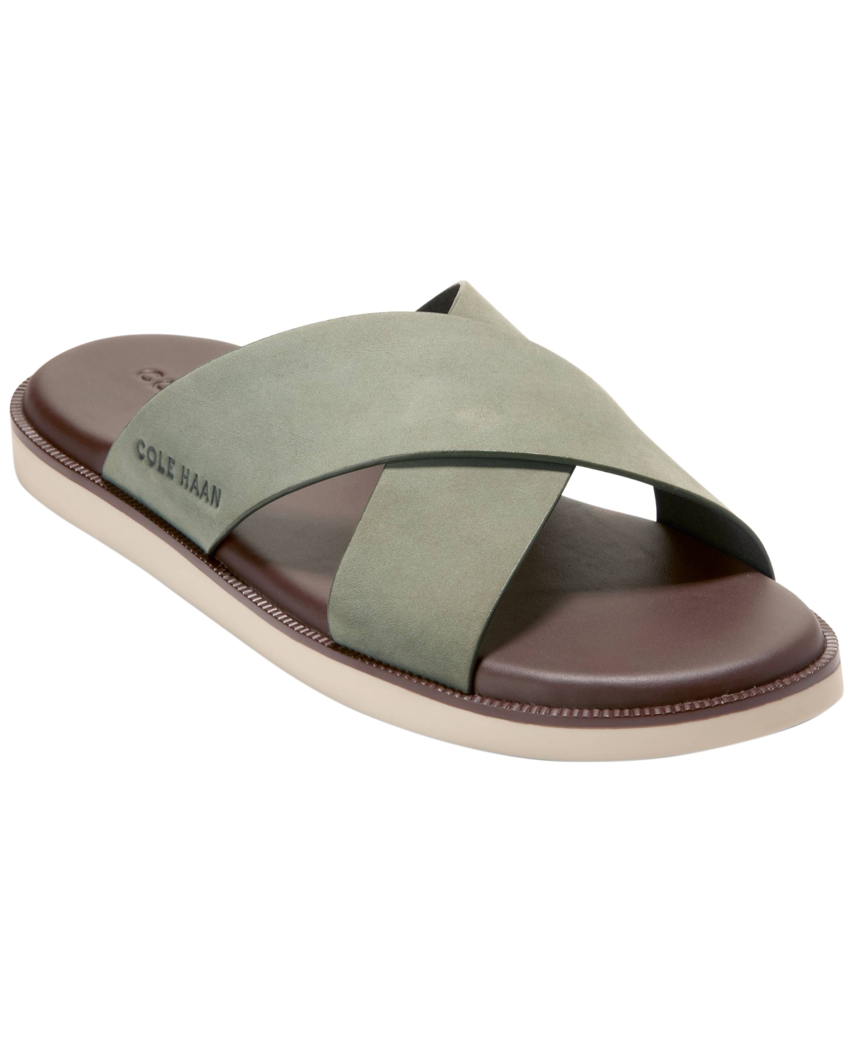 Click here for Cole Haan Mens Nantucket Cross Strap Slip-On Slide... prices