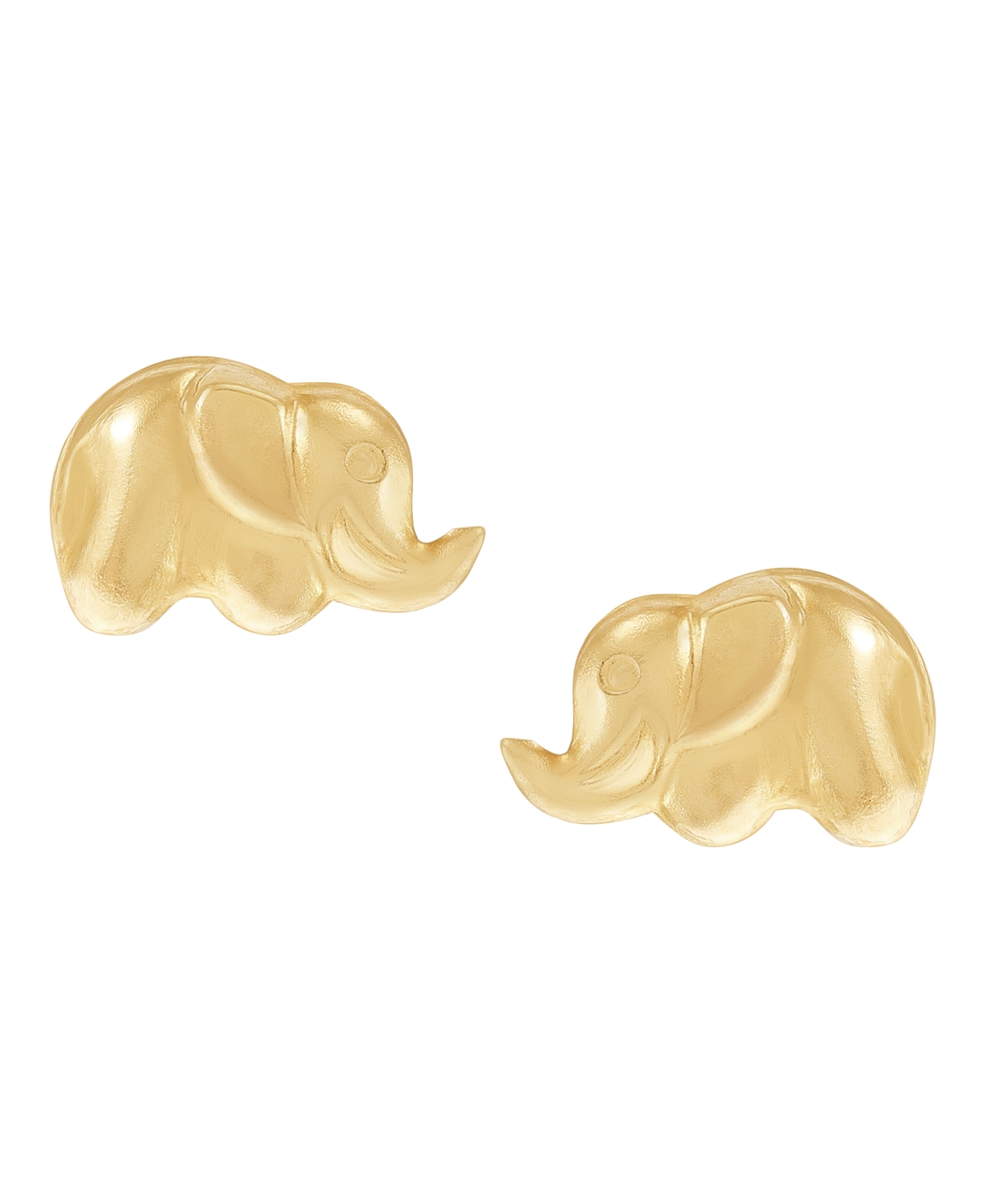 Click here for Macys Elephant Stud Earrings in 14k Yellow Gold -... prices