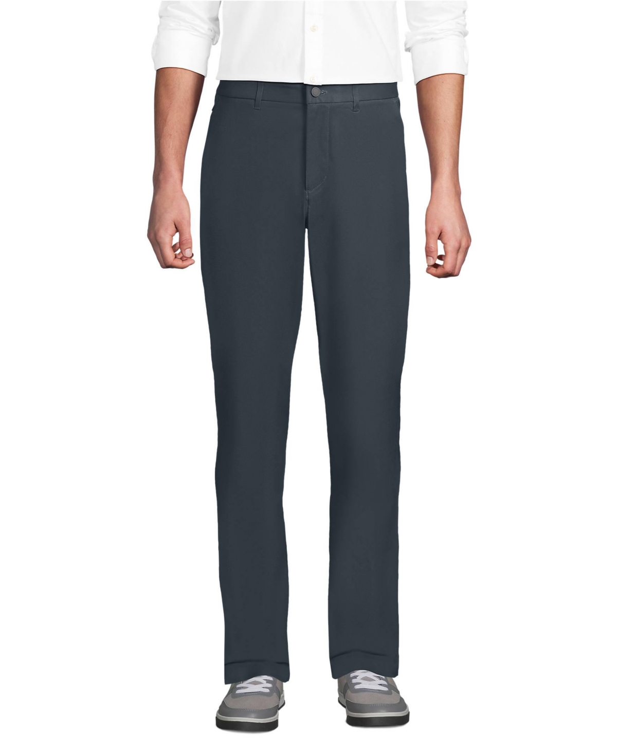 Click here for Lands End Mens Classic Fit Performance Pant - Stee... prices