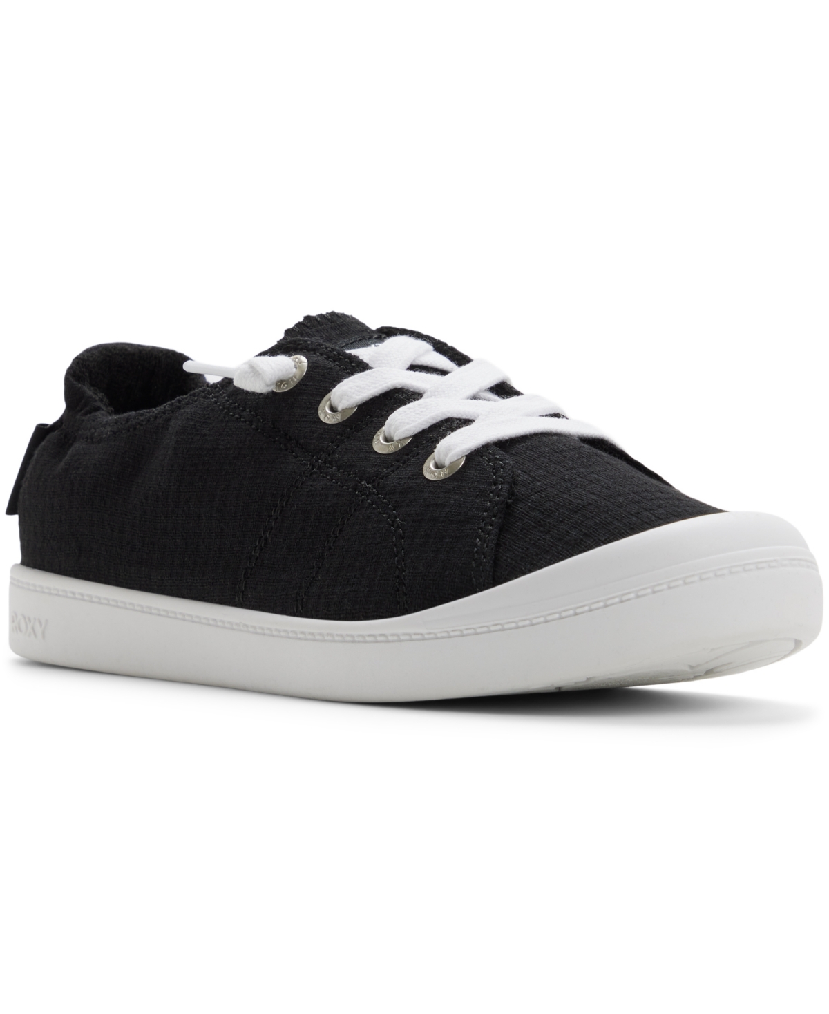 Click here for Roxy Womens Bayshore Plus Lace-Up Sneakers - Black prices