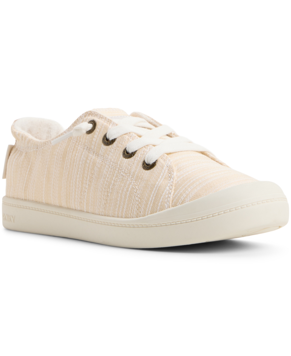 Click here for Roxy Womens Bayshore Plus Lace-Up Sneakers - Tan prices