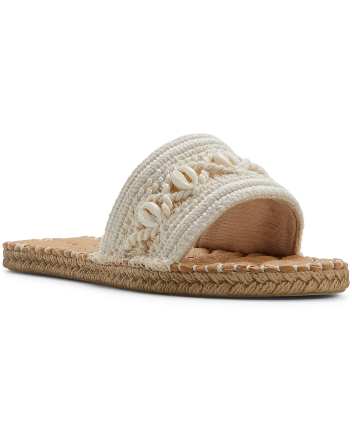 Click here for Roxy Womens Shoresoft Lx Flat Sandals - Off White prices