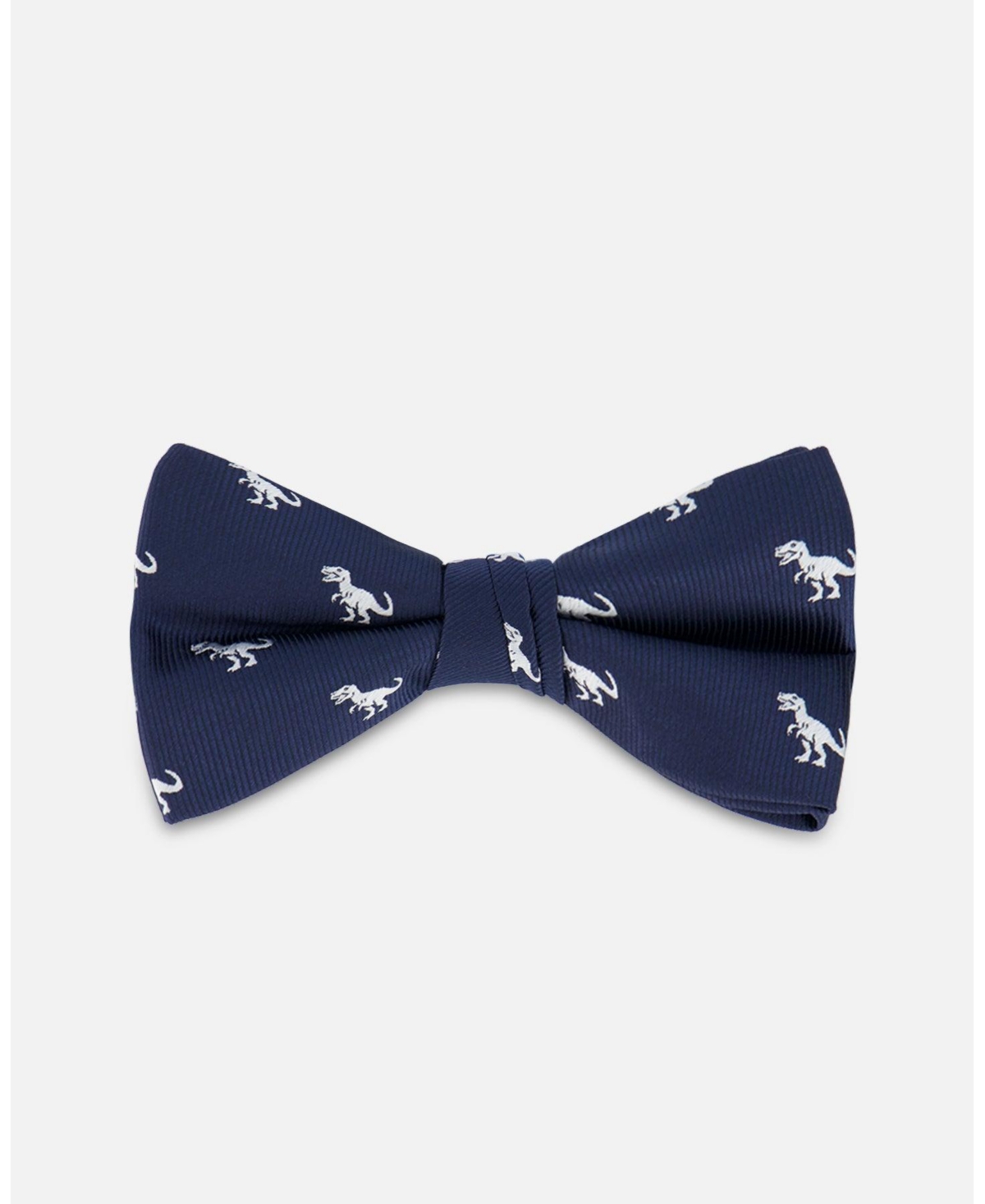 Click here for Deux par Deux Boy Bow Tie Blue Dino Print - Toddle... prices