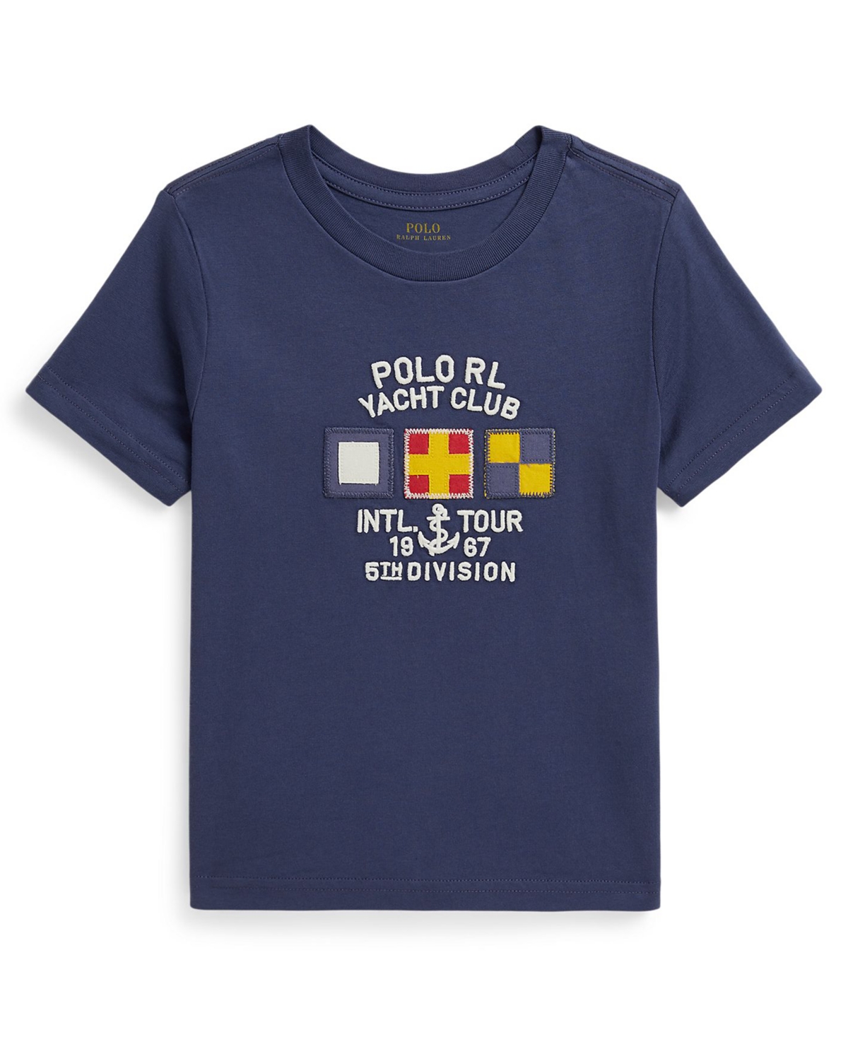 Click here for Polo Ralph Lauren Boys 2-7 Logo Detail Crewneck T-... prices