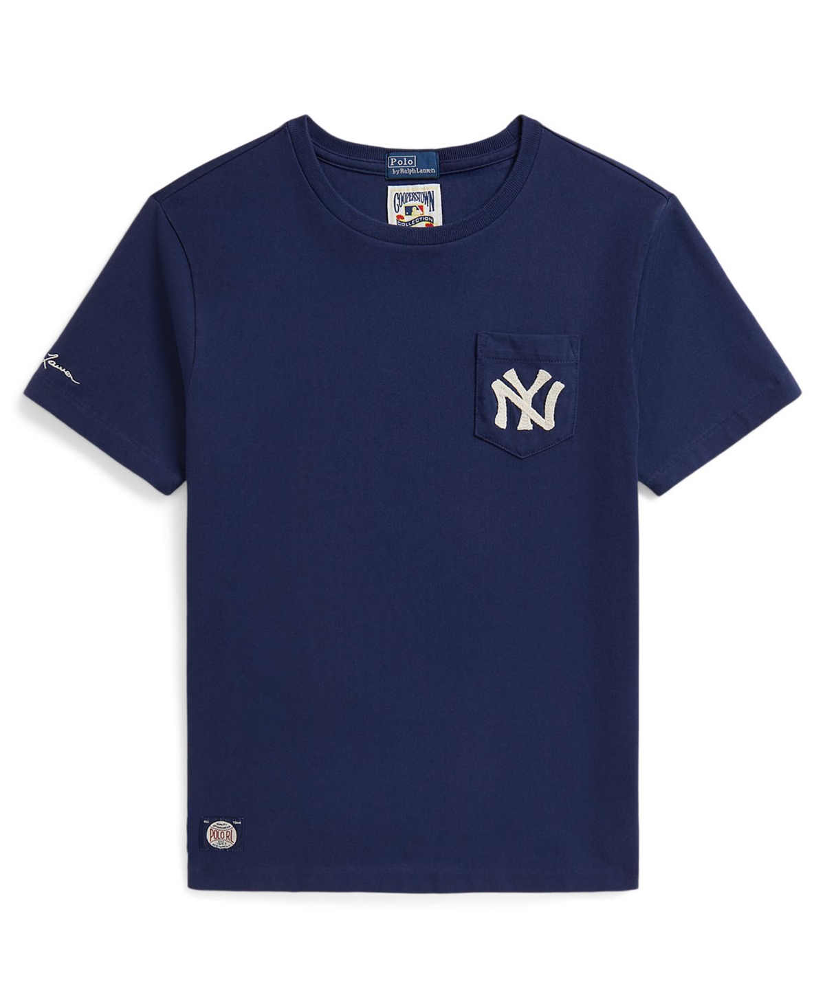 Click here for Polo Ralph Lauren Boys 8-20 Yankees Crewneck T-Shi... prices