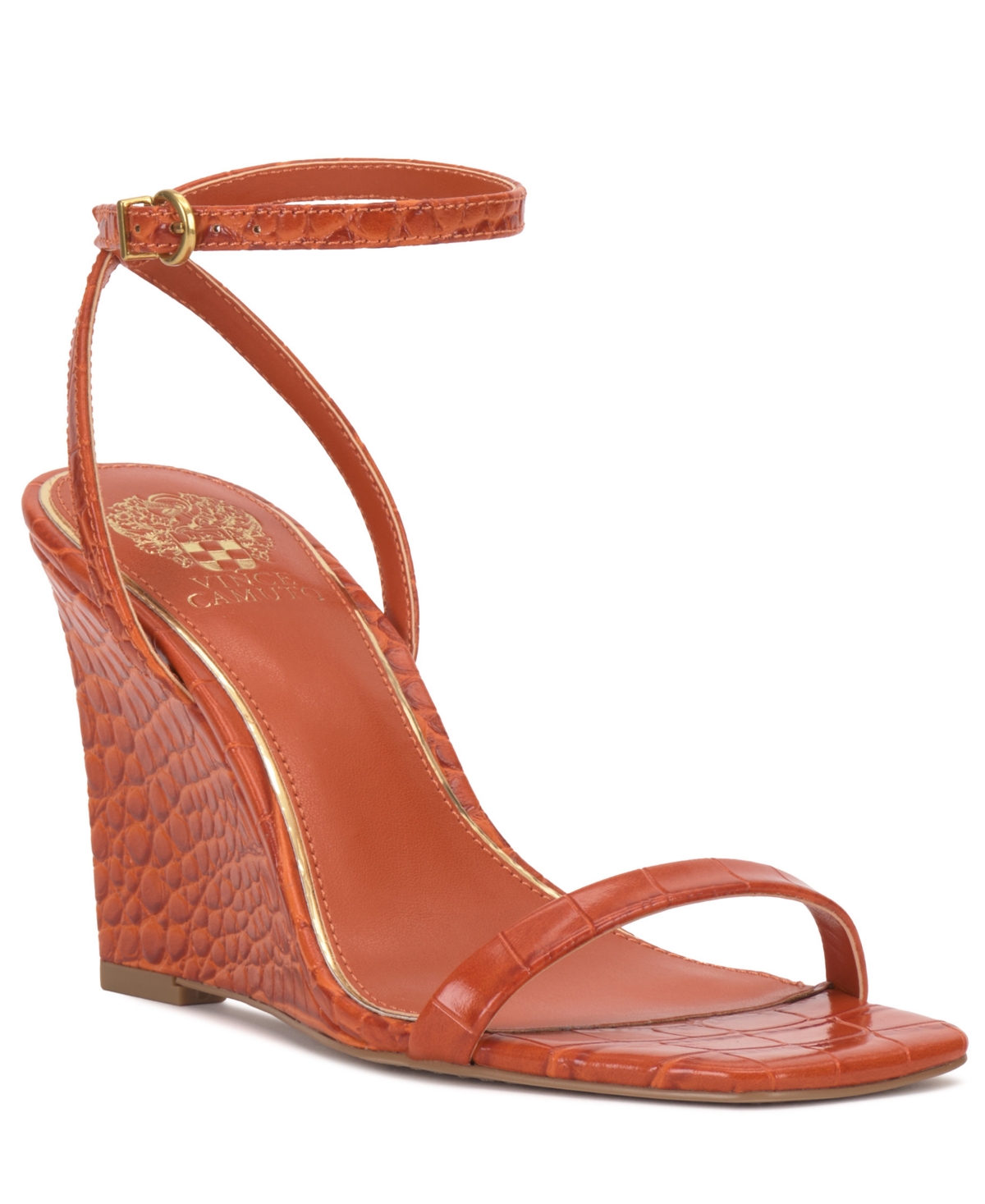 Click here for Vince Camuto Womens Ambee Square Toe Wedge Sandals... prices