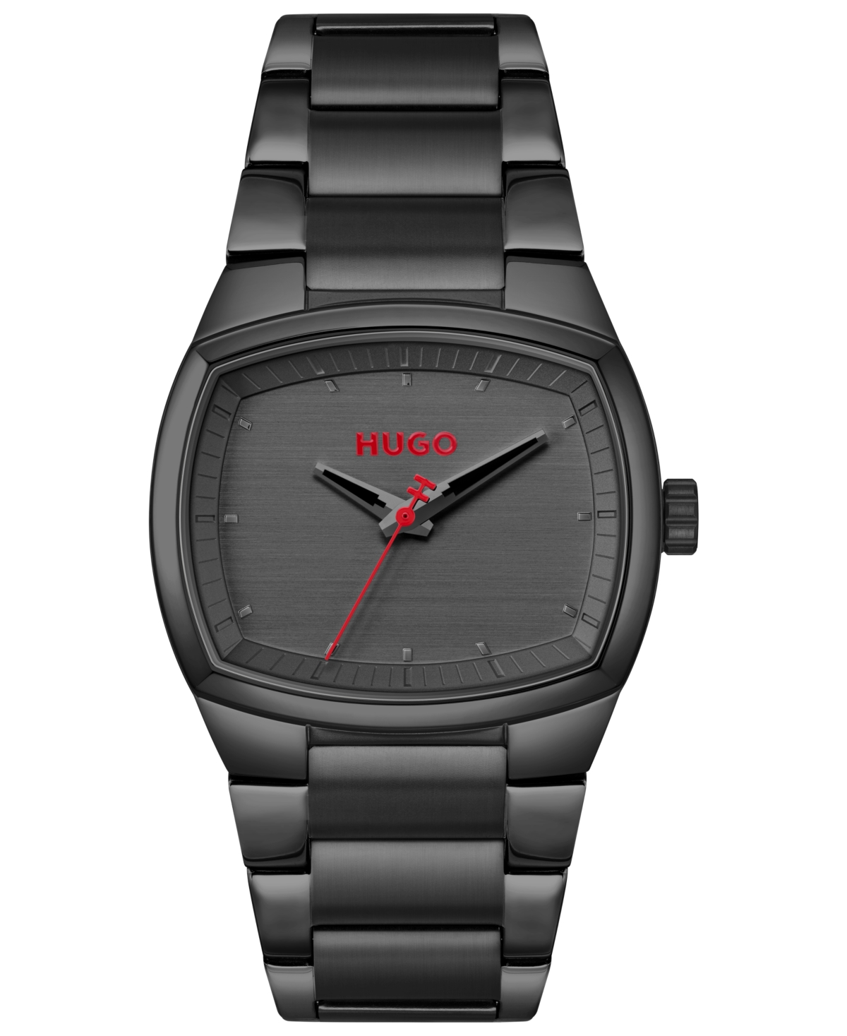 Click here for Hugo Boss Mens Telly Quartz Ionic Plated Black Ste... prices