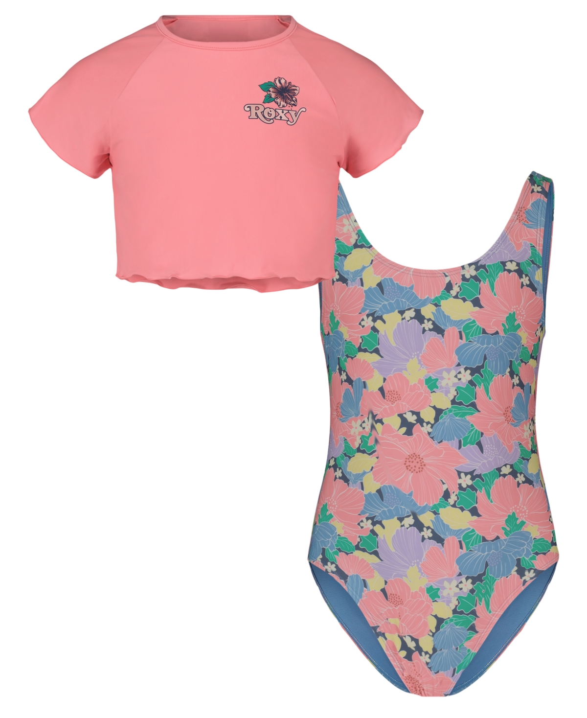 Click here for Roxy Girls 8-16 Scoop Neck Top & Floral One-Piece... prices