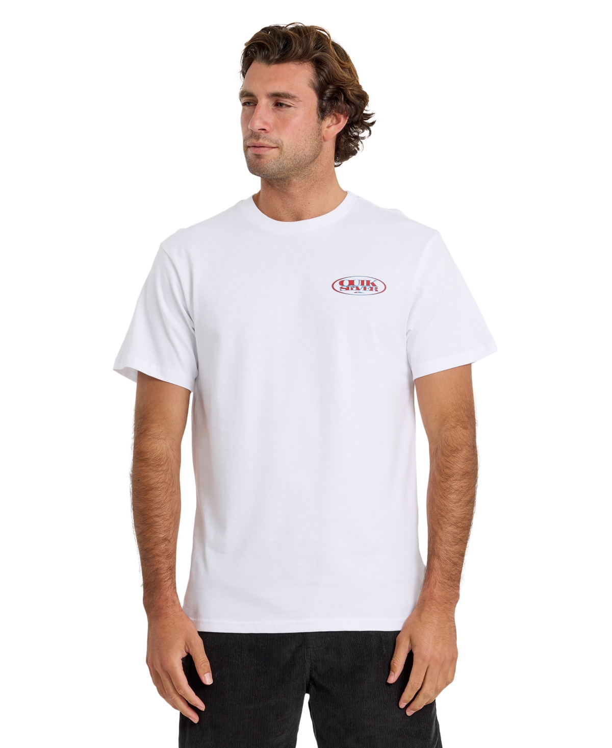 Click here for Quiksilver Mens Short-Sleeve T-Shirt - White prices