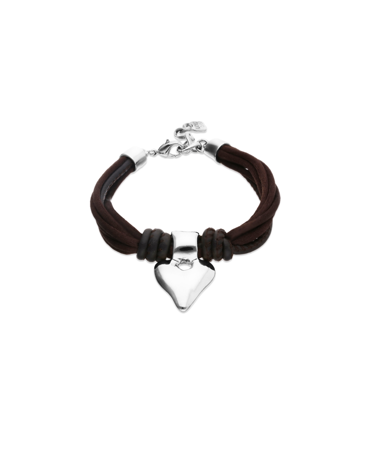 Click here for Unode50 Bracelet with Mix of Silk Effect And Leath... prices