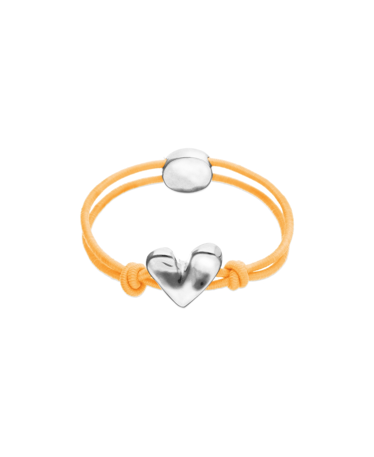 Click here for Unode50 Orange Elastic Thread Sterling Silver Plat... prices