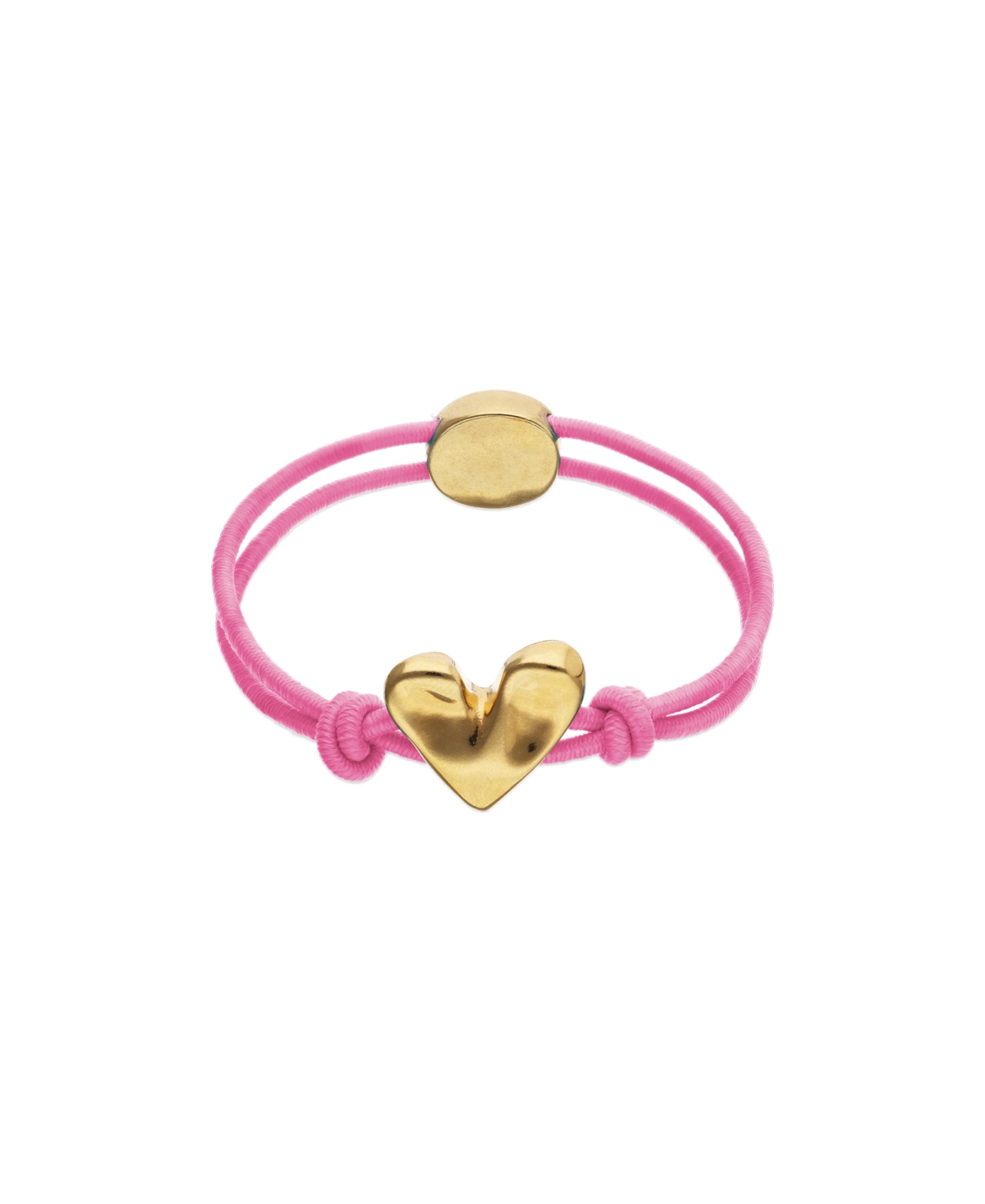 Click here for Unode50 Pink Elastic Thread 18K Gold Plated Bracel... prices