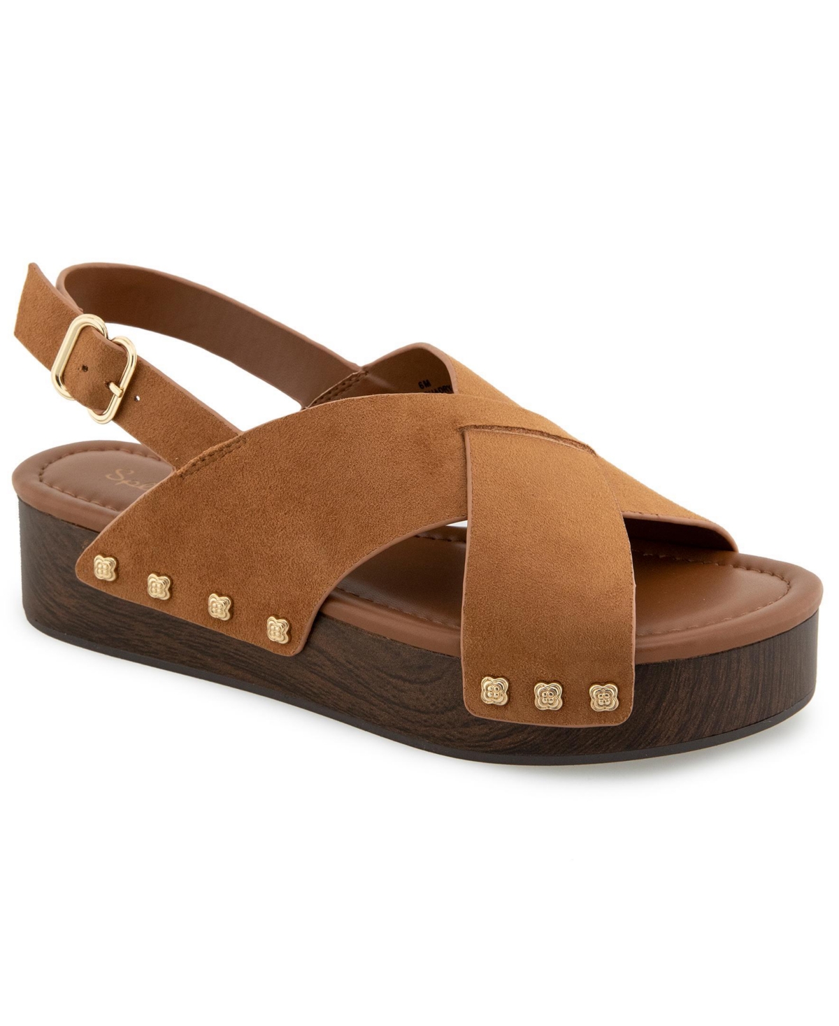 Click here for Splendid Womens Quadry Wood Flatform Sandal - Cara... prices
