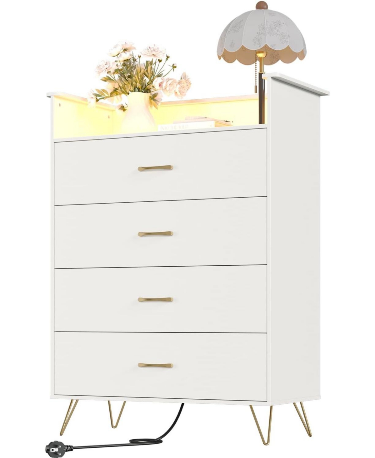 Click here for gaomon Towallmark 4-Drawer Dresser with App-Contro... prices