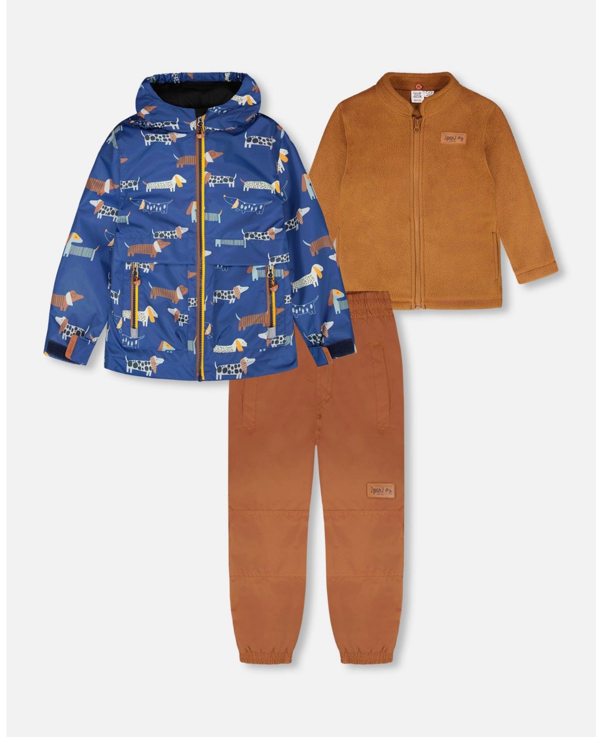 Click here for Deux par Deux Little Boys 3-in-1 Two-Piece Mid-Sea... prices