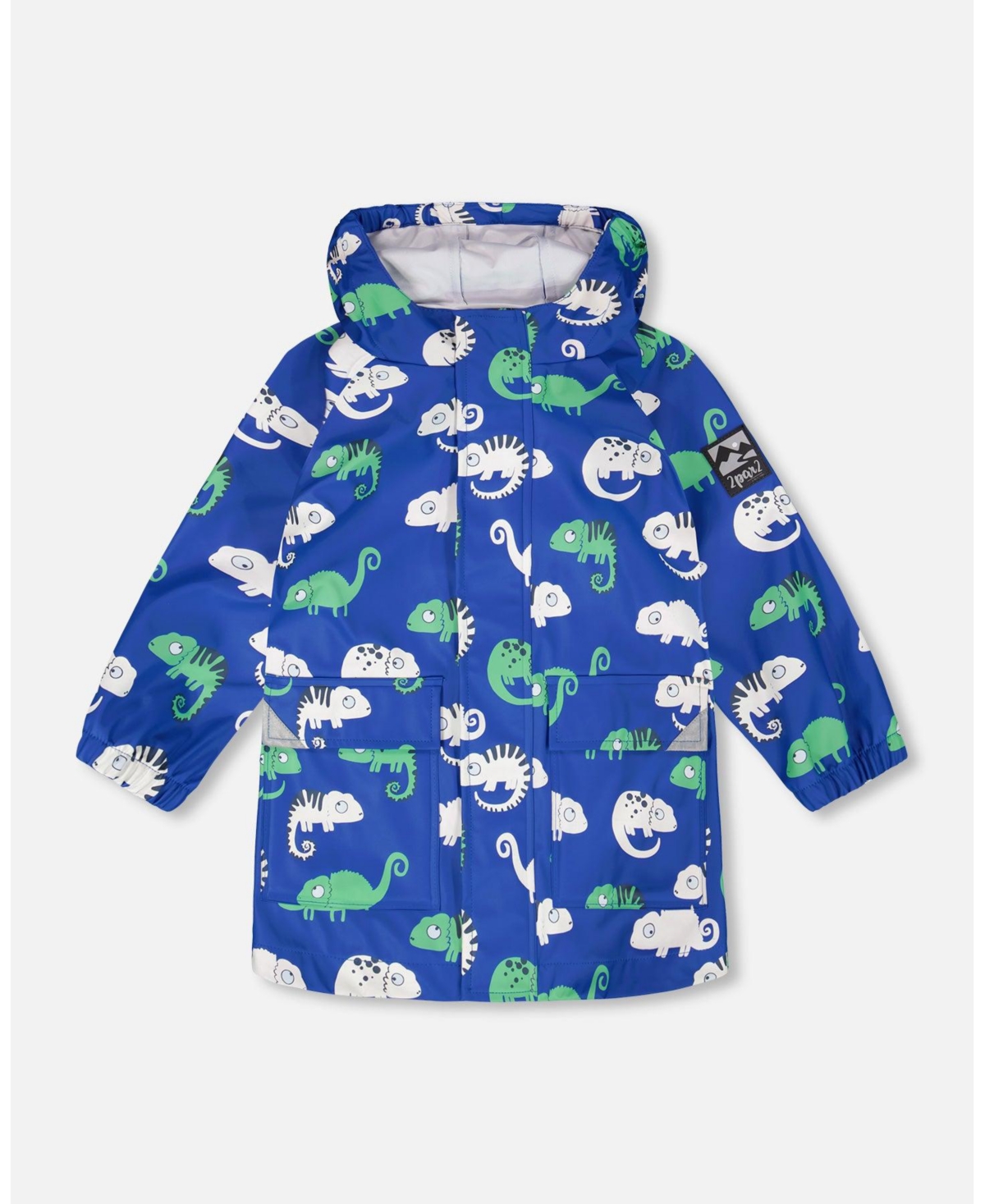 Click here for Deux par Deux Toddler Boys Rain Jacket in Polyuret... prices