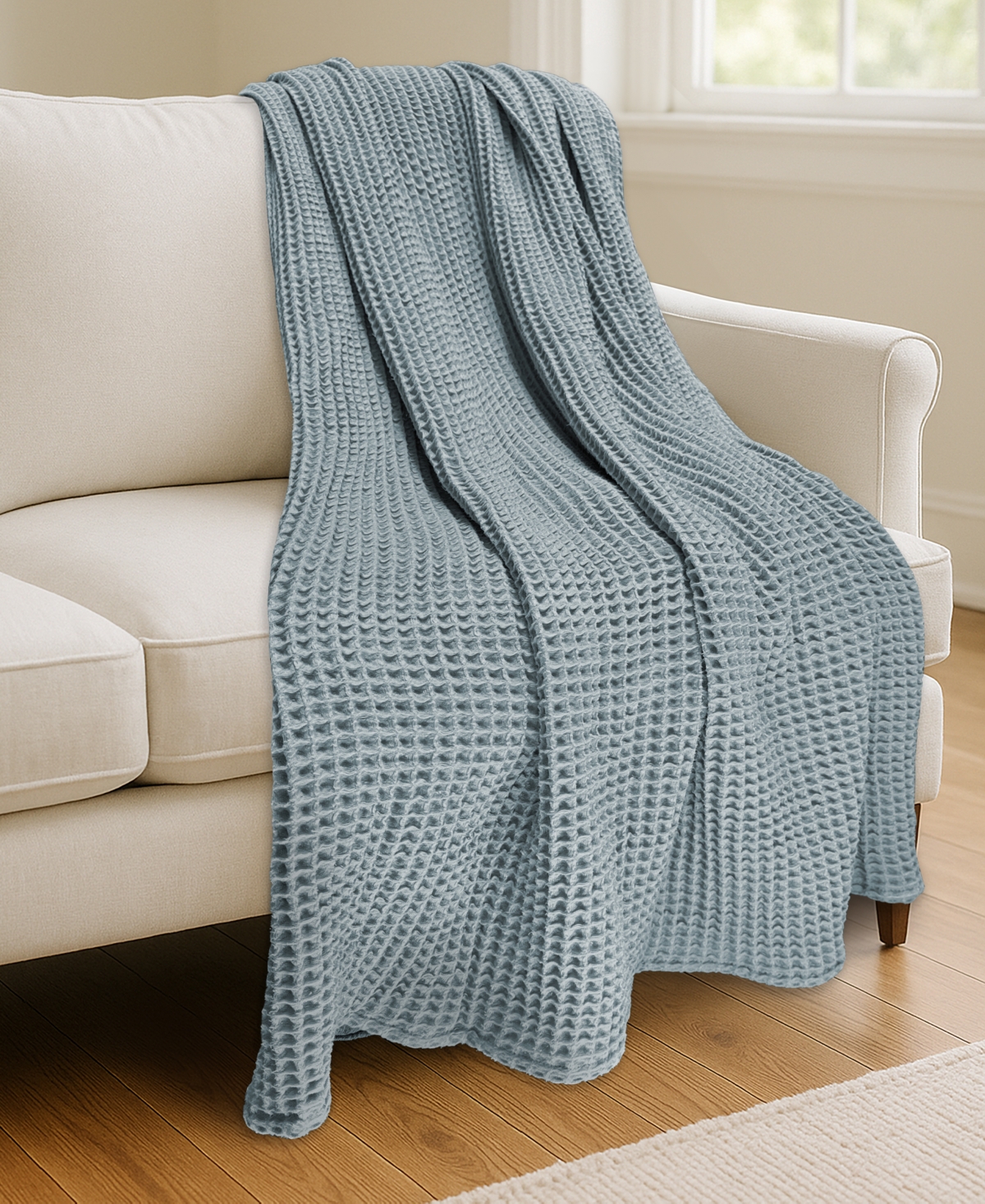 Click here for Levtex Home Waffle Textured Throw  50 x 60 - Light... prices