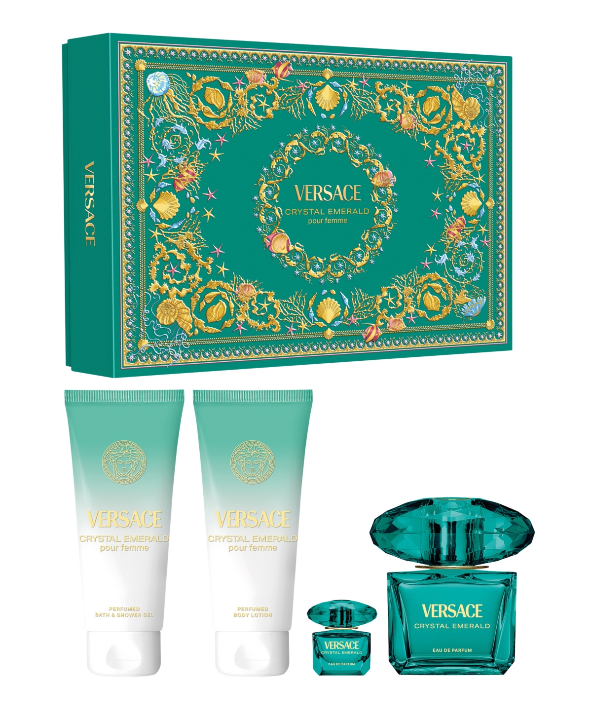 Click here for Versace 4-Pc. Crystal Emerald Eau De Parfum Spray... prices