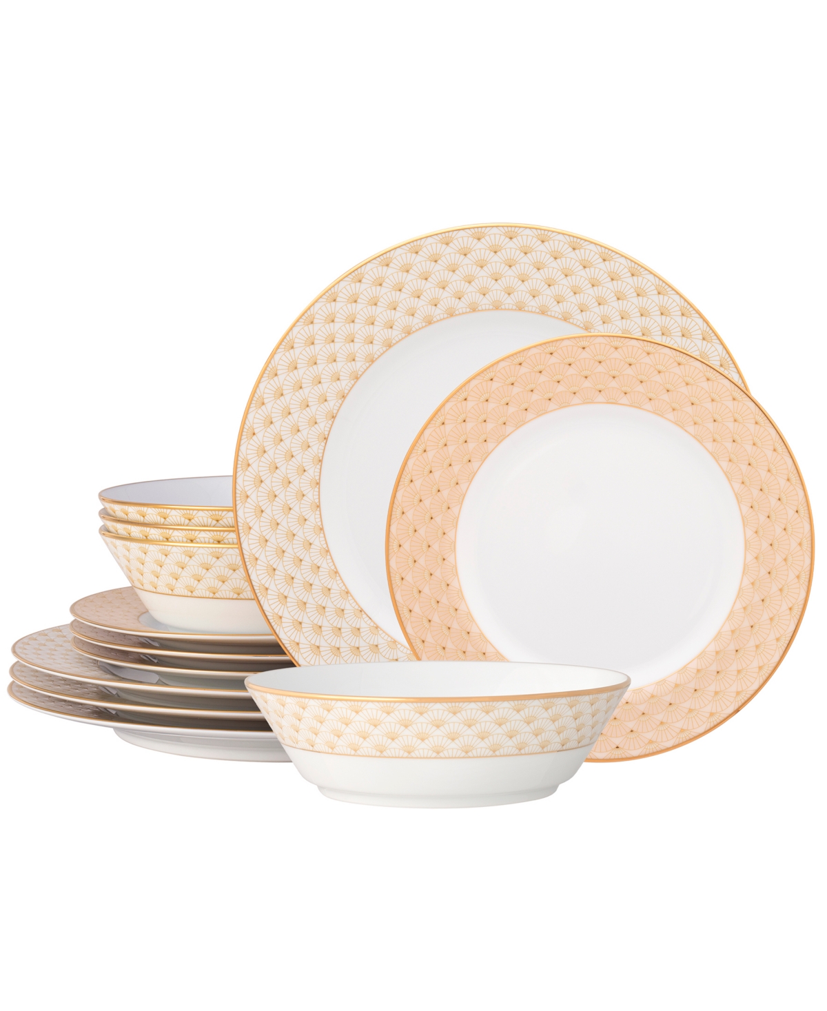 Click here for Noritake Trocadero Gold-Tone 12-Pc. Dinnerware Set... prices