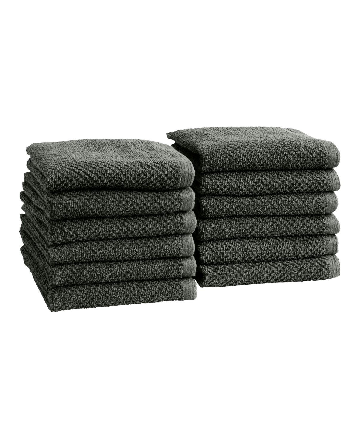 Click here for Linery & Co. Cotton Textured 12-Piece Washcloth Se... prices