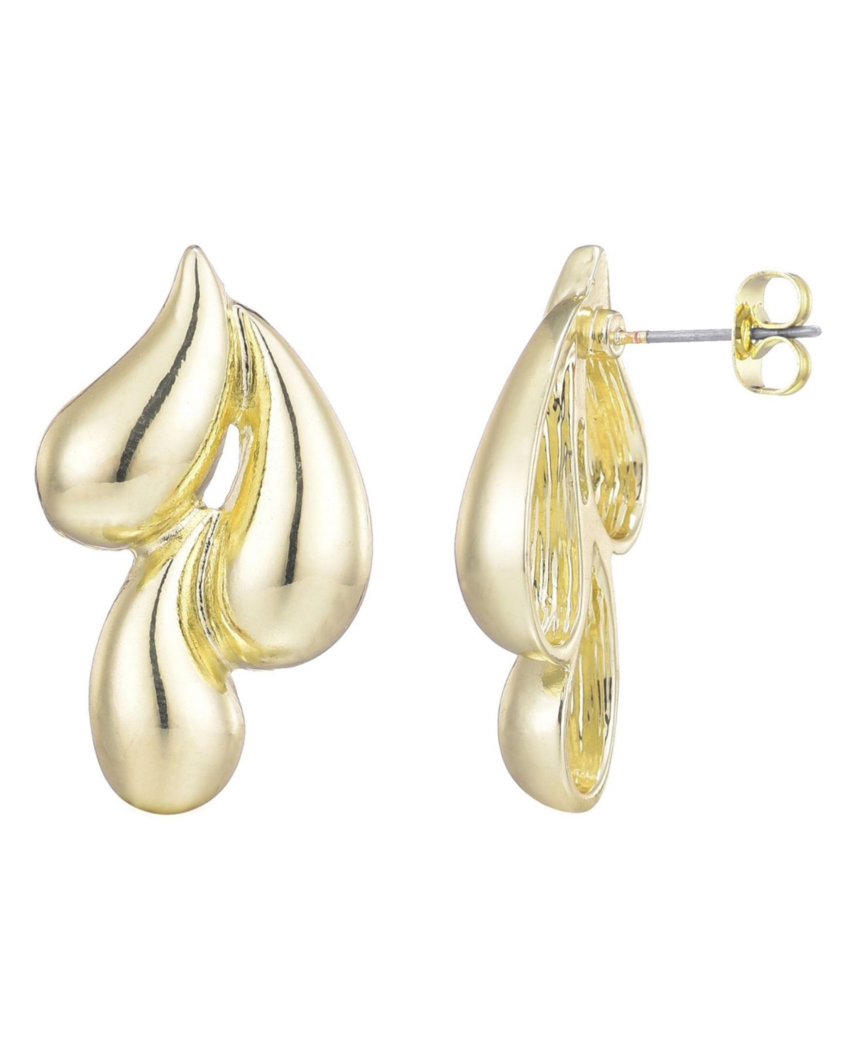Click here for Adornia Gold 3-Teardrop Stud Earrings - Gold prices