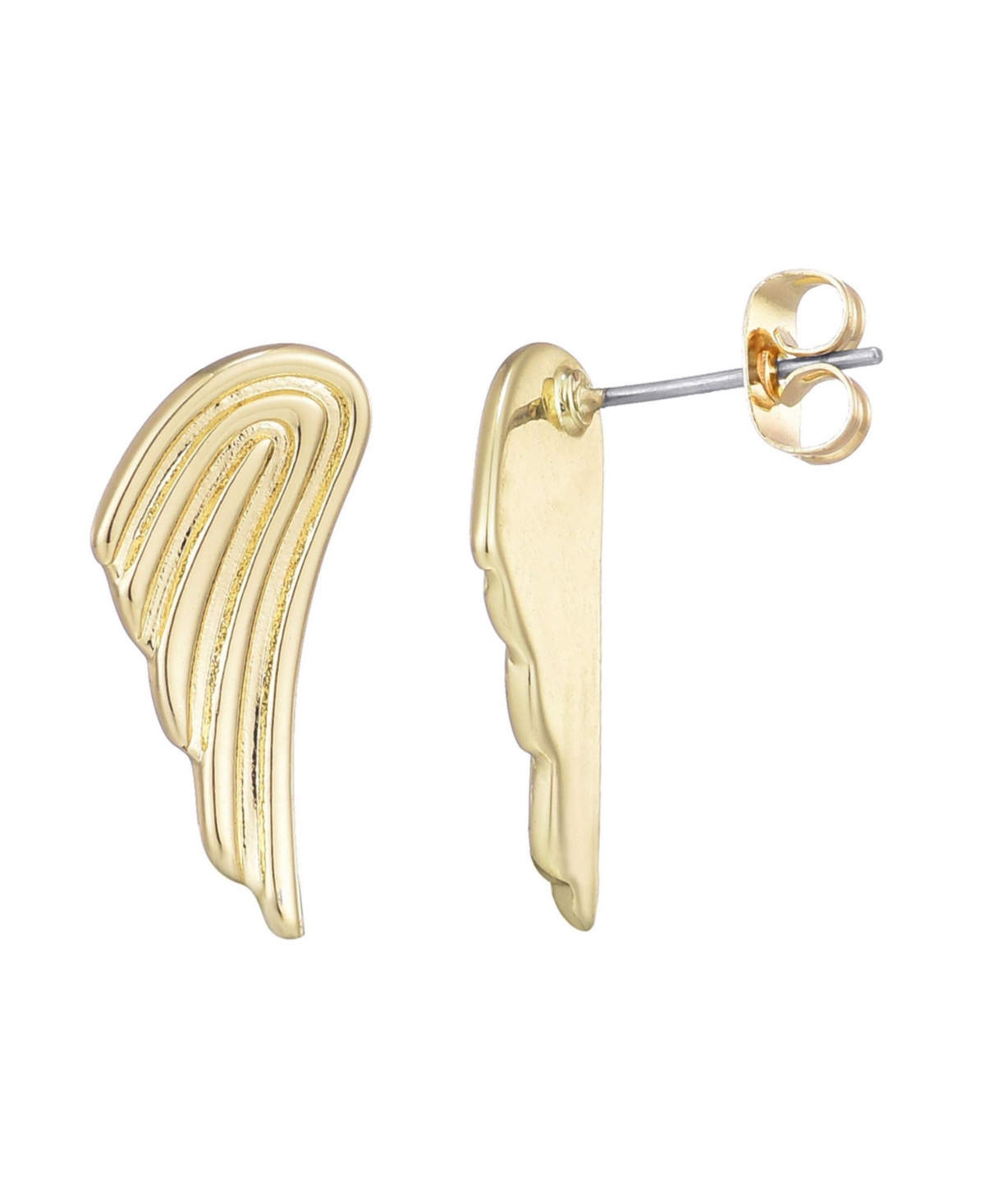 Click here for Adornia Gold Winged Statement Earrings - Gold prices