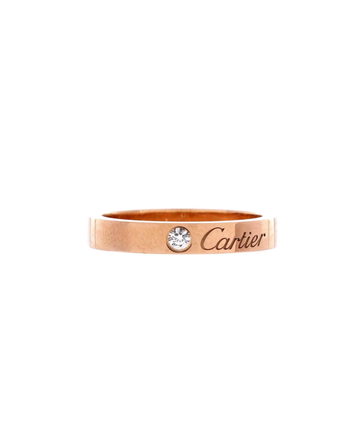 Click here for Pre-Owned Cartier C de Cartier Wedding Band Ring -... prices