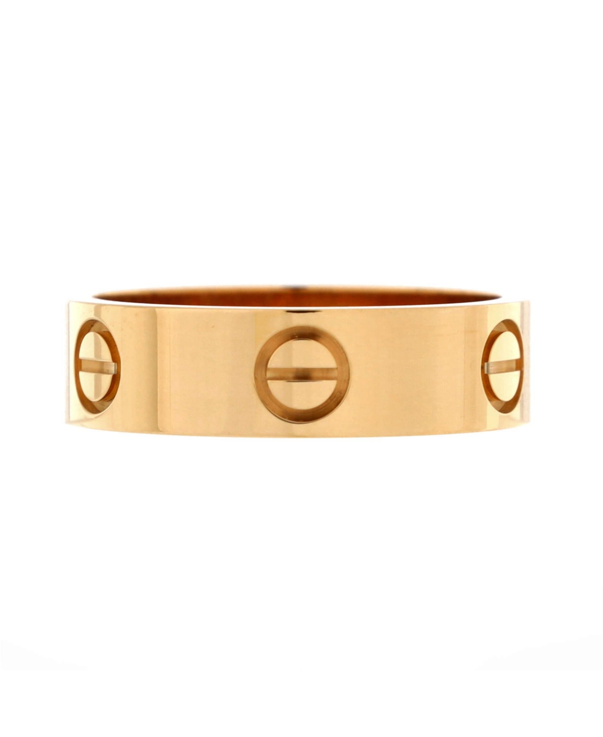 Click here for Pre-Owned Cartier Love Band Ring - 18k yellow gold prices
