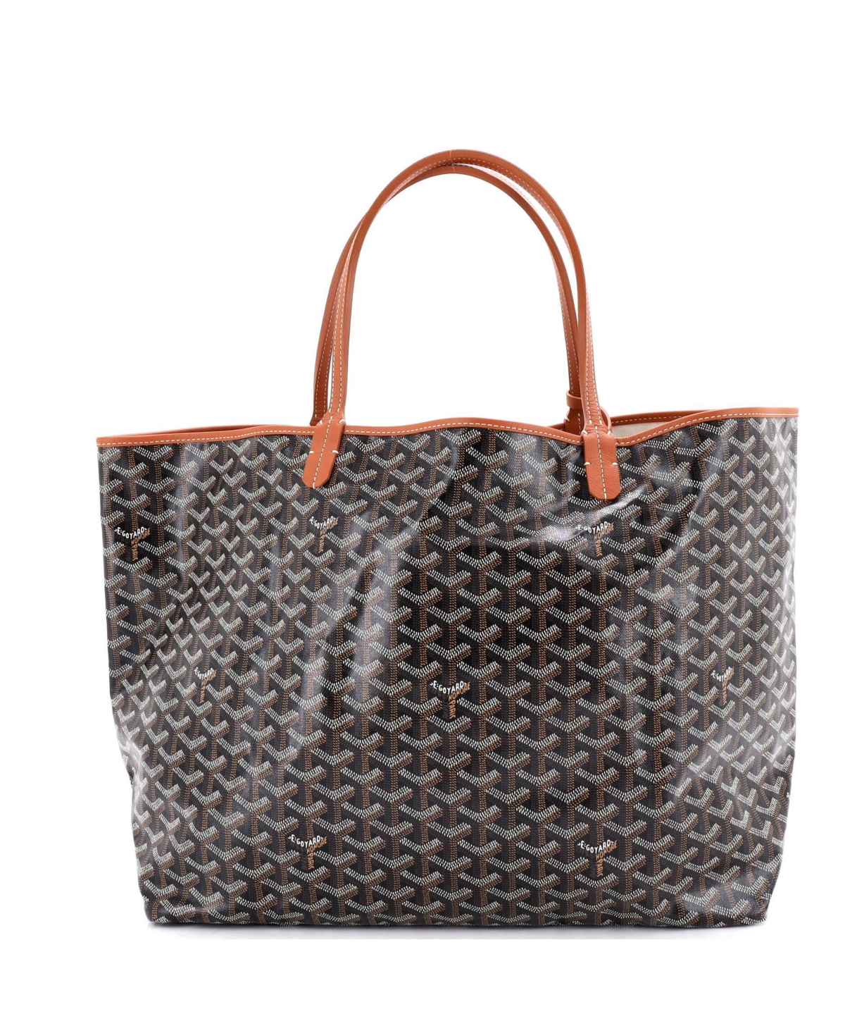 Click here for Pre-Owned Goyard Pm Saint Louis Tote Coated Canvas... prices